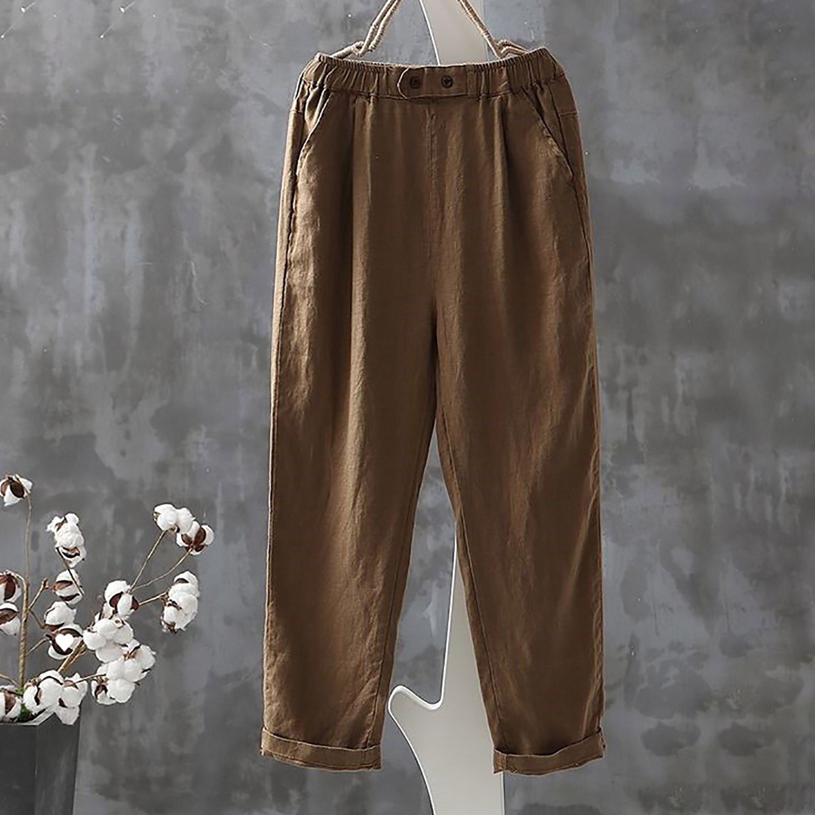 Summer Saving Wycnly Clearance Harem Pants for Women Womens Plus Size ...