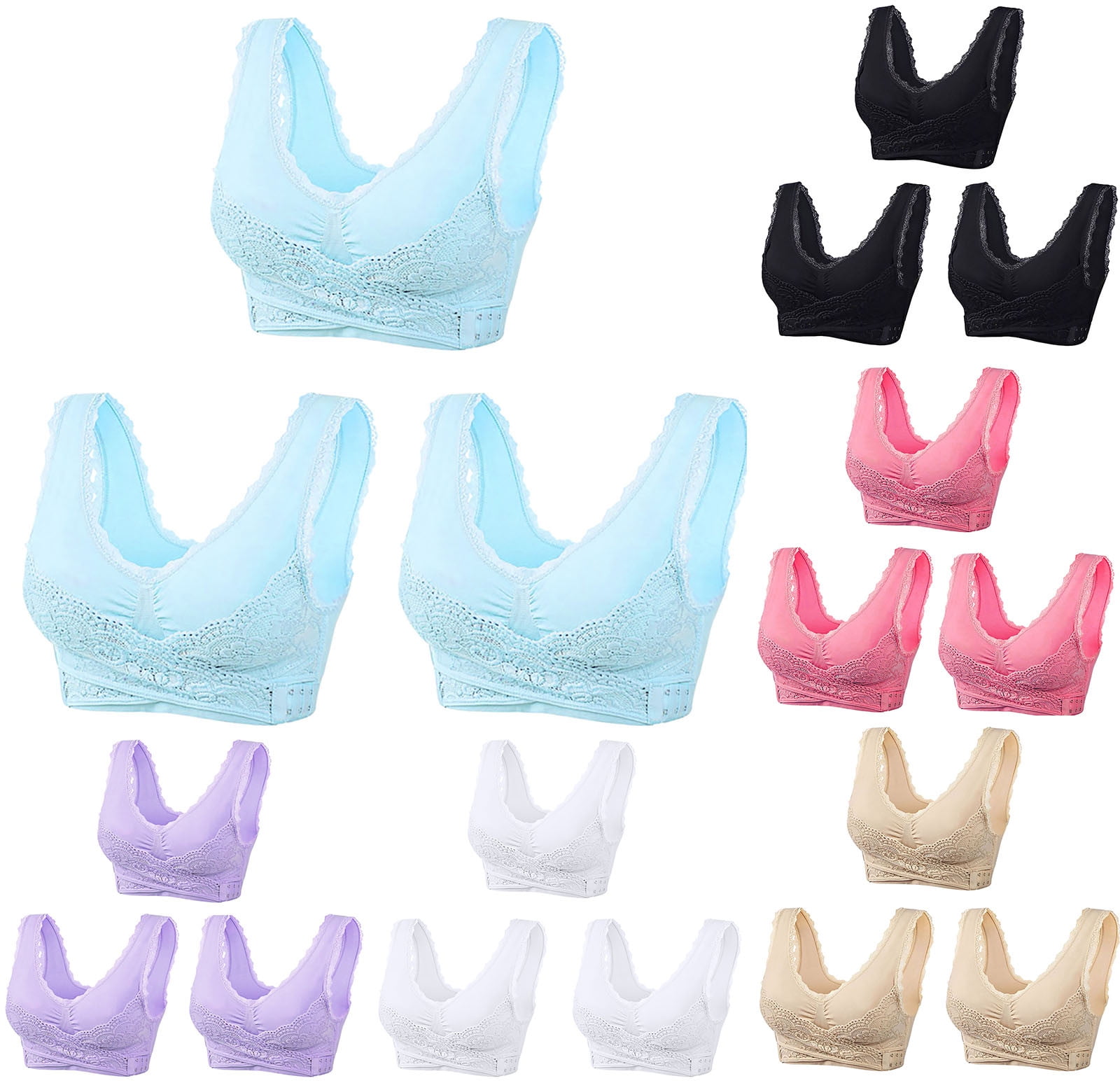 Summer Saving!YANHAIGONG Kendally Bra,Kendally Bras for Older Women,3 ...