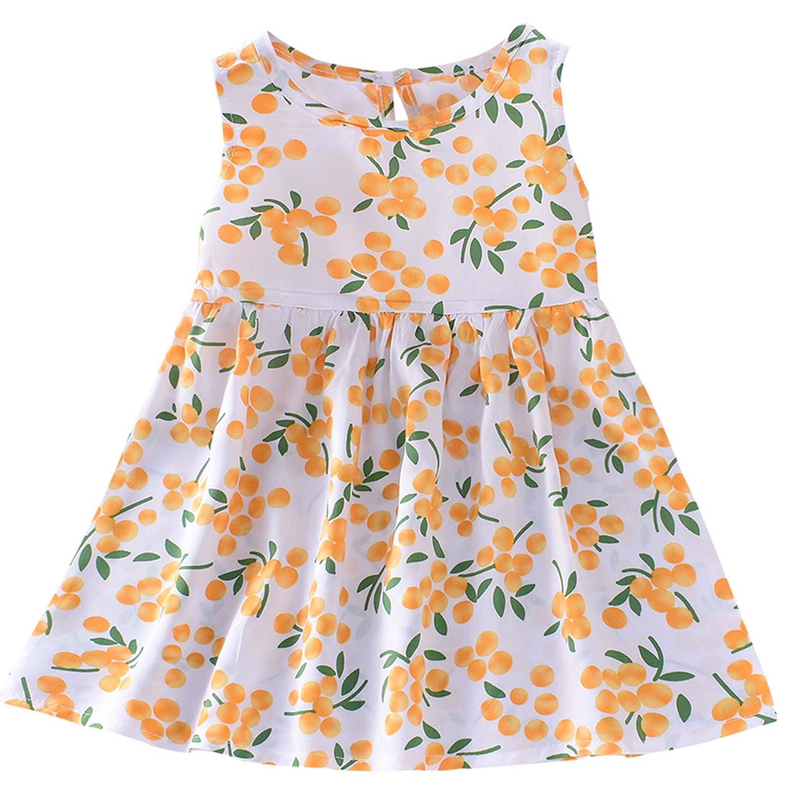 Summer Saving! Yievot Kid Girls Dress Sleeveless Casual Summer Sundress ...