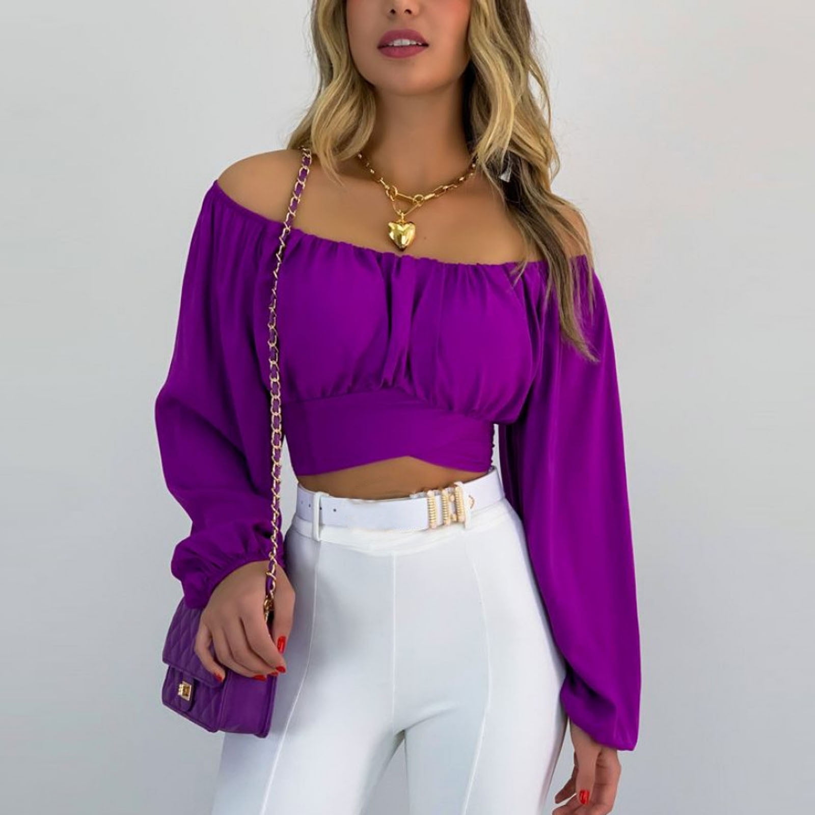 "Summer Saving pimelu Women Tops Dressy Casual Long Sleeve,Women's Cute ...