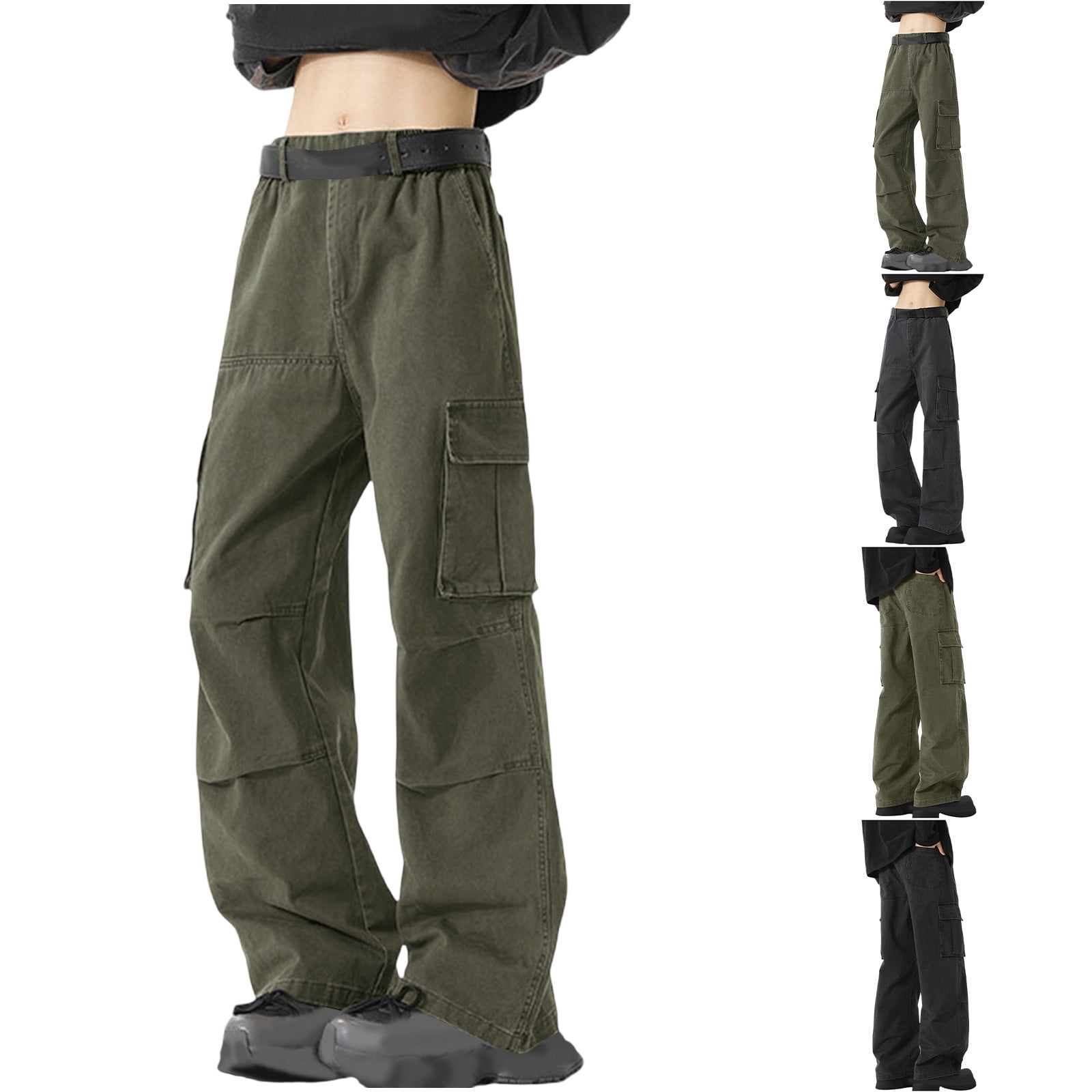 Summer Savings Akafmk Summer Mens Casual Cargo Pants, Hiking Pants for ...