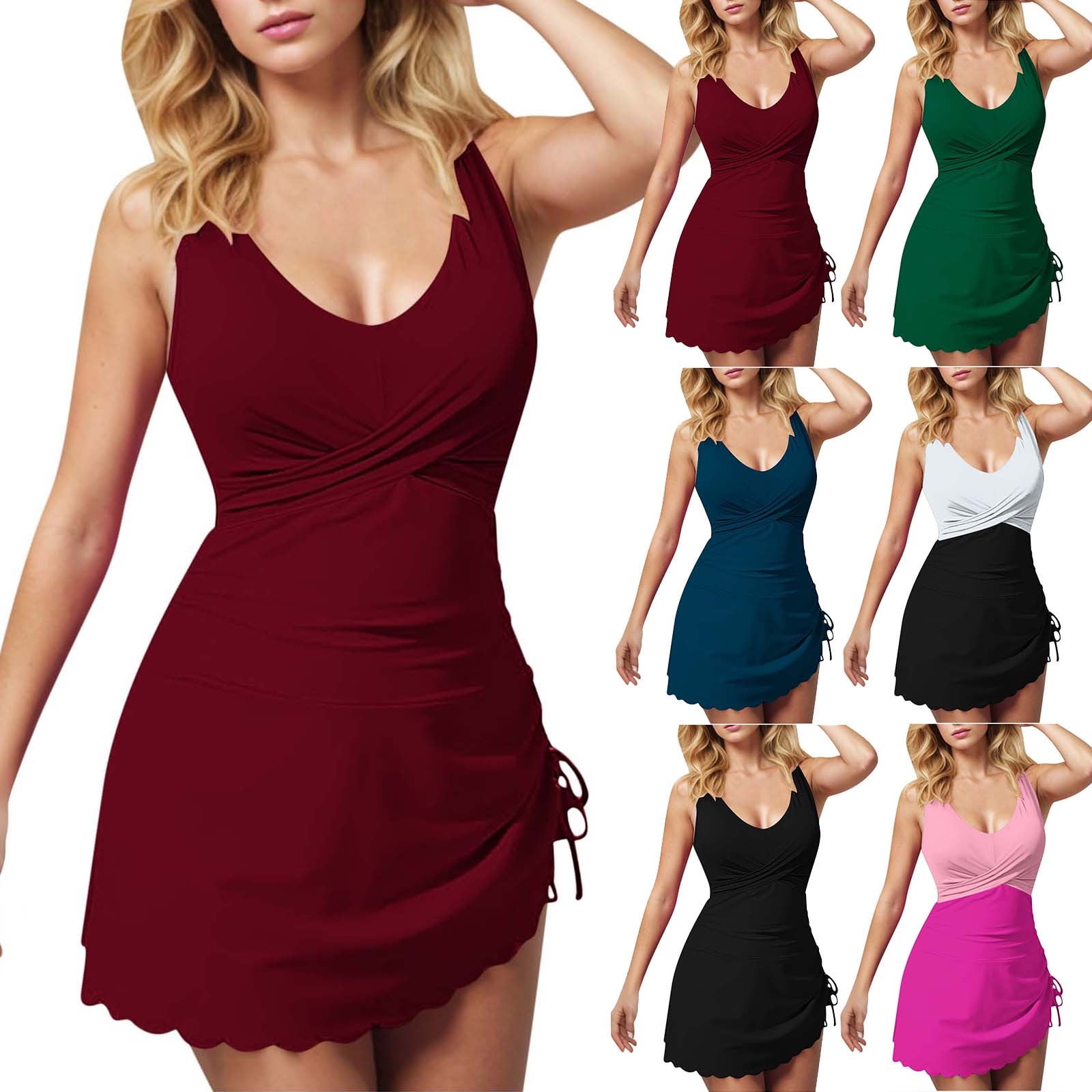 Summer Savings Akafmk Tankini Swimsuits for Women Fashion Floral ...