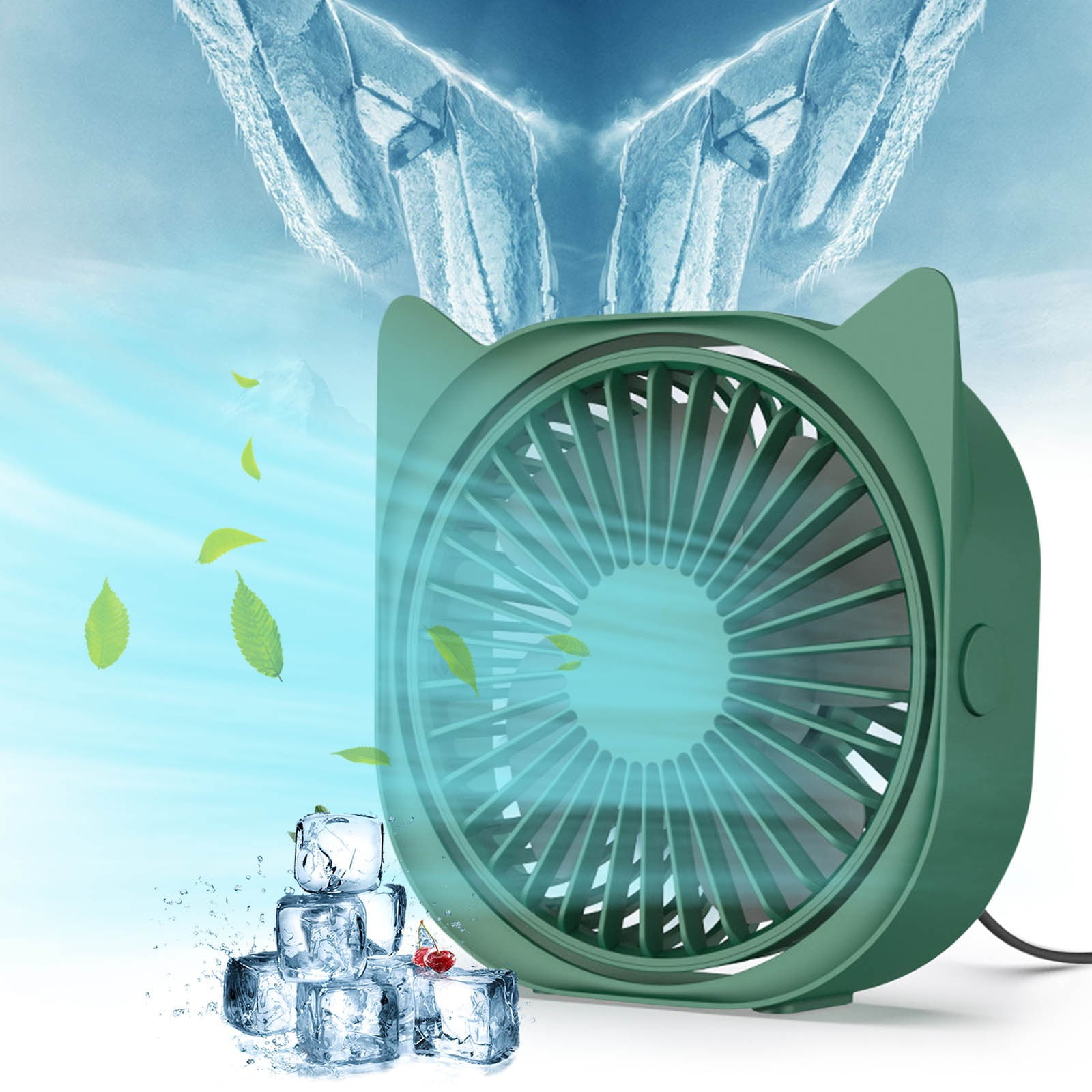Summer Savings! Boovnll Desk Fan, Adjustable High Speed USB ...