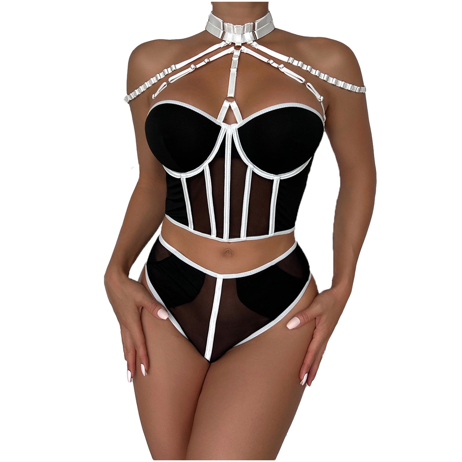 Summer Savings Clearance 2024 Itsun Sexy Lingerie Women Lace Lingerie