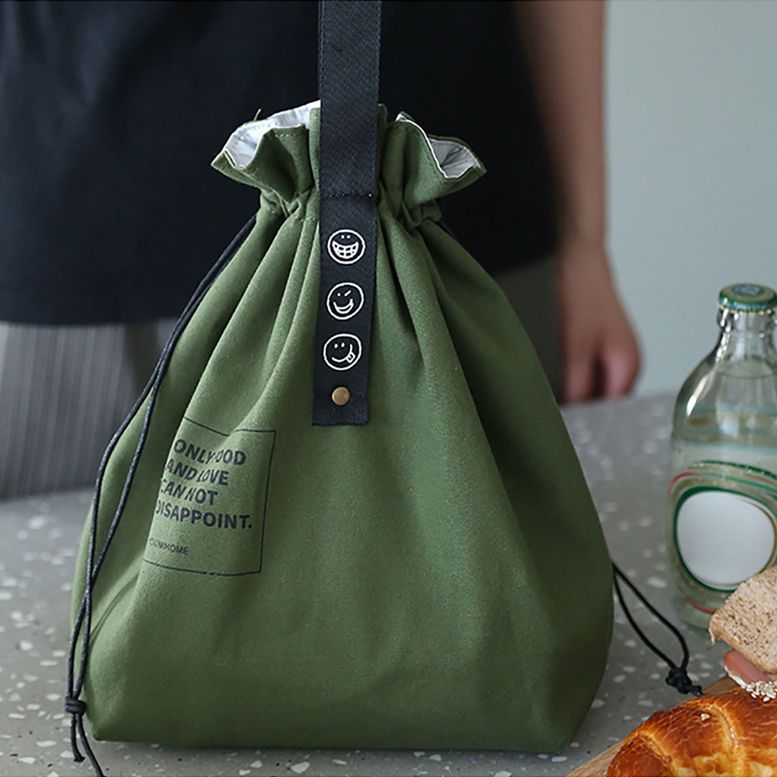 TUOBARR Ladies/Men Insulated Lunch Bag - Office Work School Picnic ...