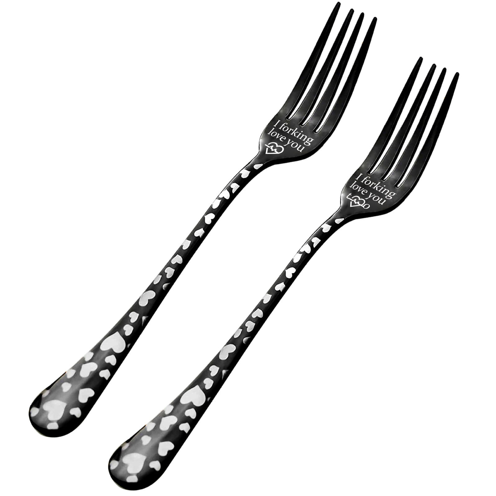 TUOBARR A Pair Of Stainless Steel Dinner Forks, Stainless Steel Gift ...