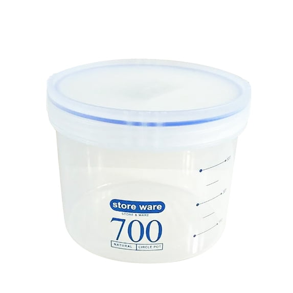 TUOBARR Transparent Food Storage Snack Cans Plastic Grain Storage ...
