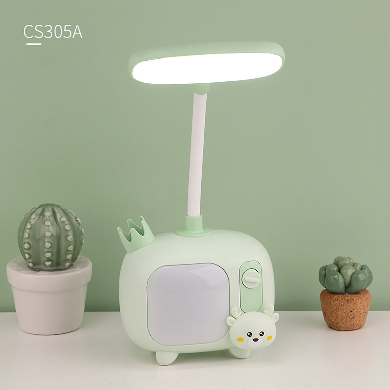 TUOBARR Usb Charging Writing Homework Children Small Table Lamp Table ...