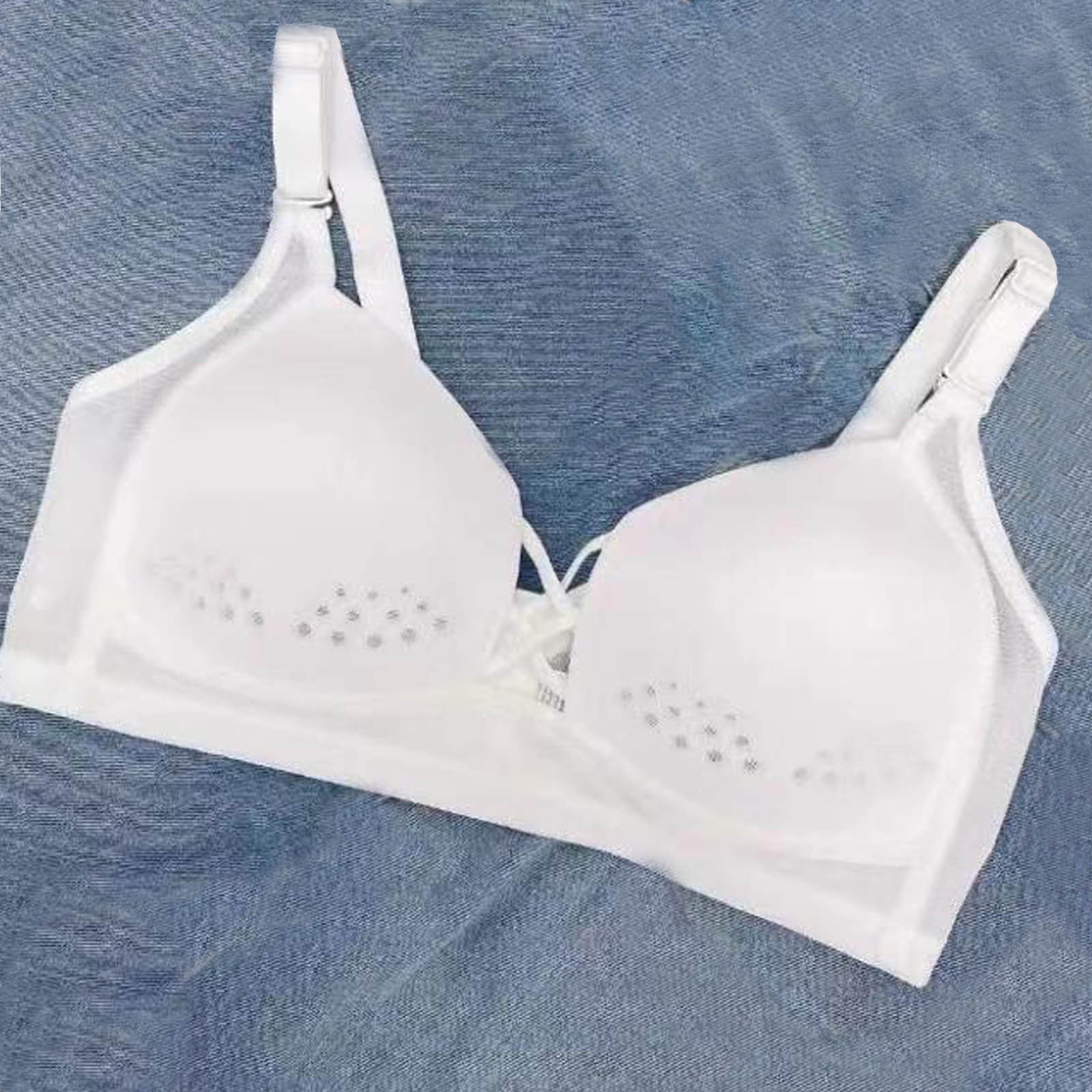 Summer Savings Clearance 2024! loopsun Womens Plus Size Bra, Gathering ...