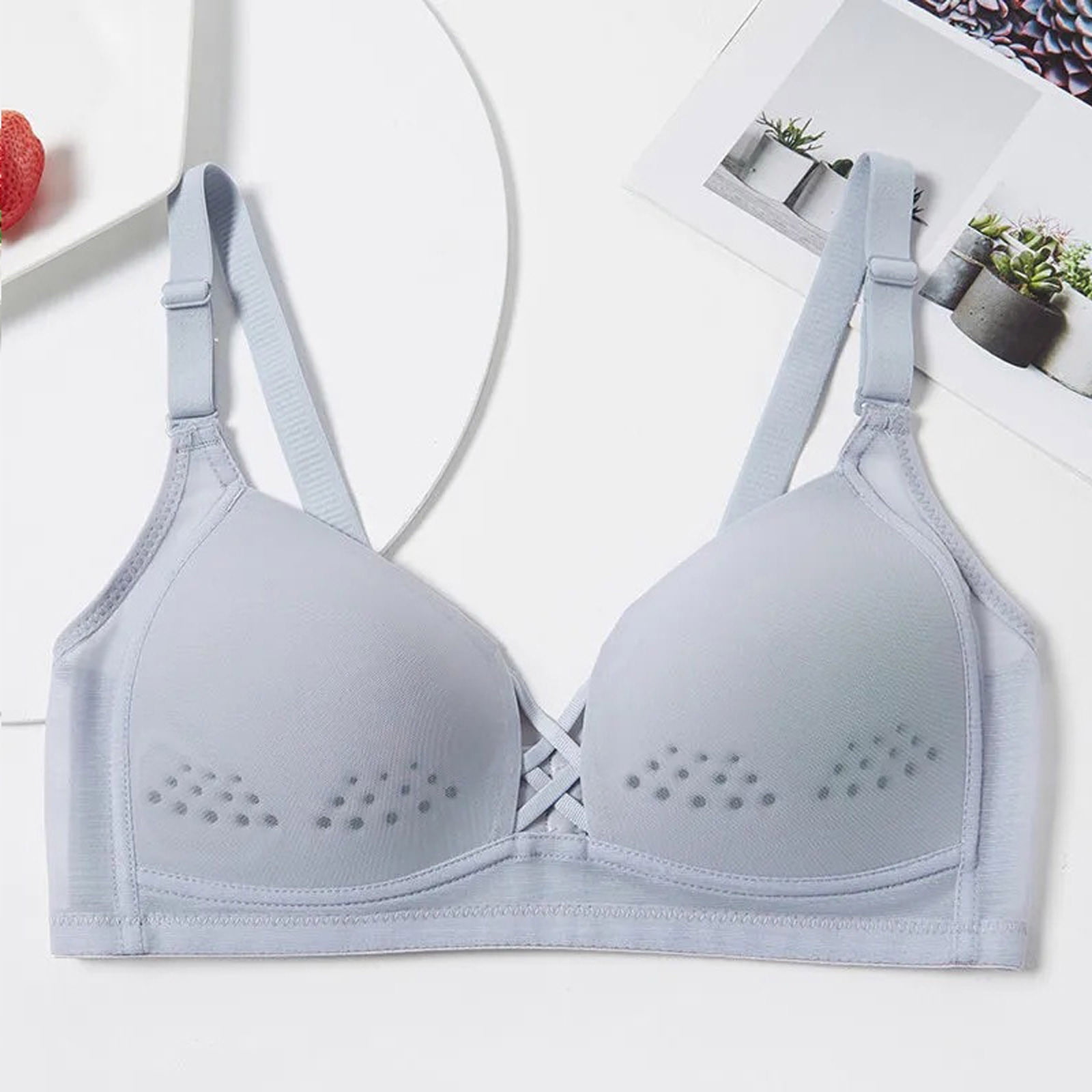 Summer Savings Clearance 2024! loopsun Womens Plus Size Bra, Gathering ...