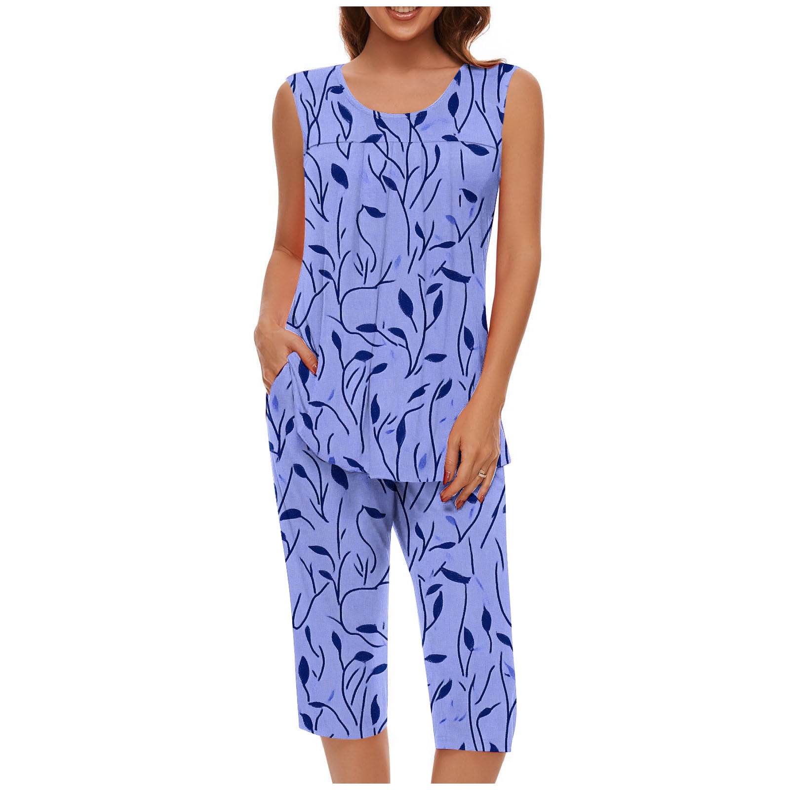 Summer Savings Clearance 2025!2 Piece Sets for Women Shorts and Top Casual Two Piece Short Sets ...