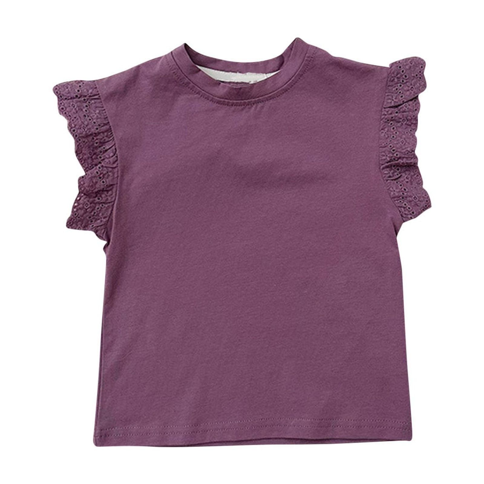 Summer Savings Bovxnpu Kids Summer Tops, Toddler Girls Casual T Shirt ...