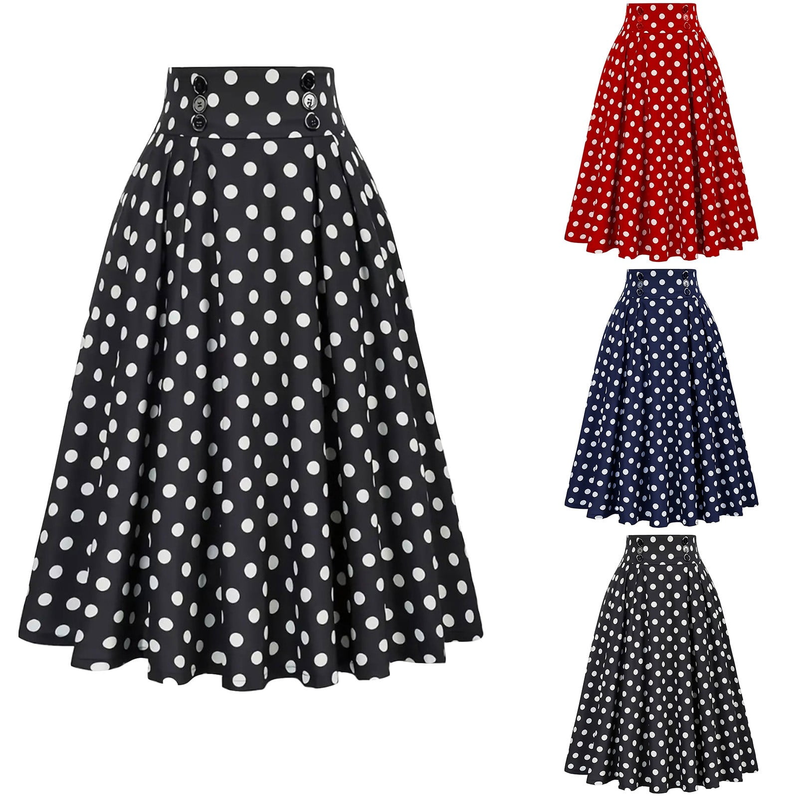 Bovxnpu Plus Size Skirts For Women, Womens Long Maxi Skirts High Waist ...