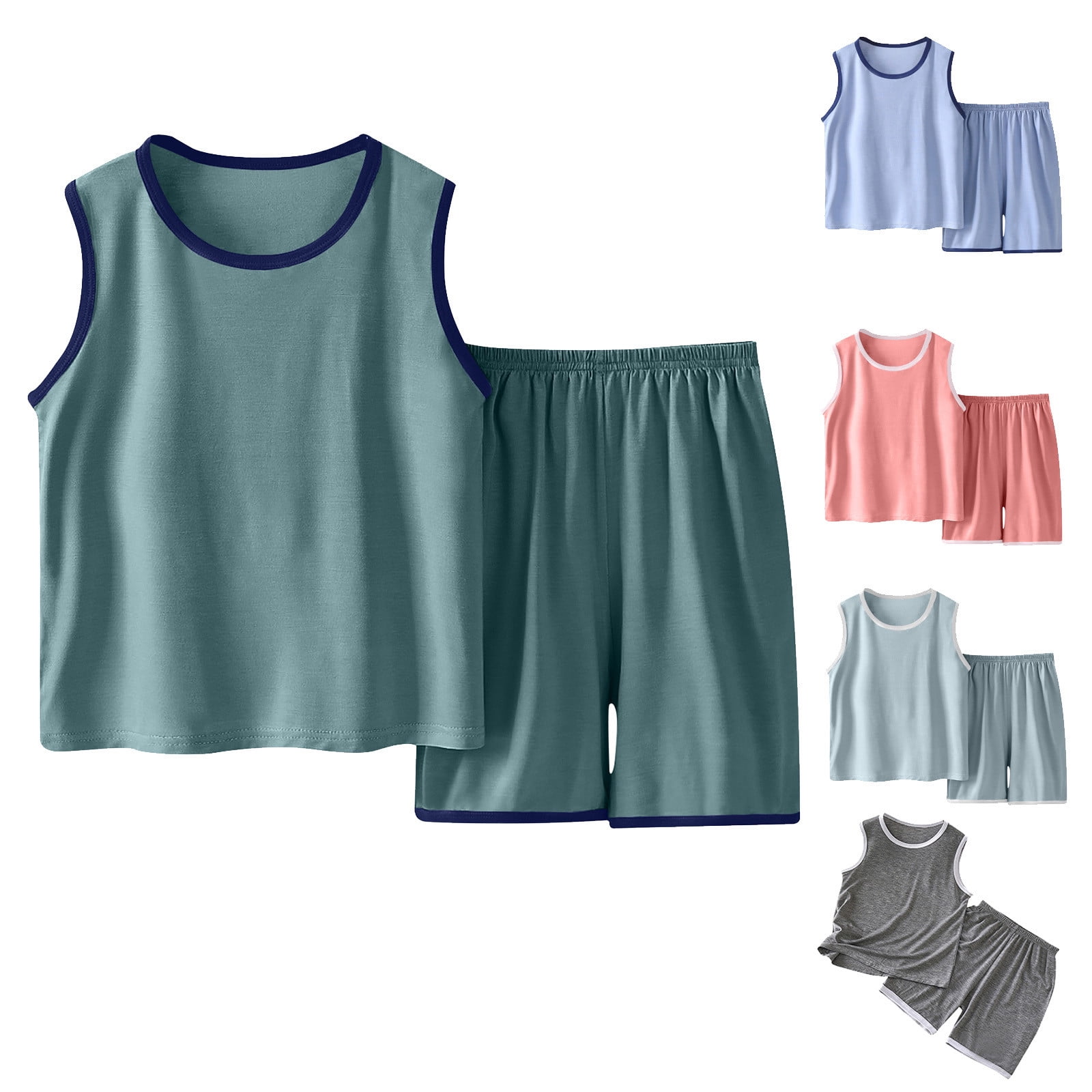 Summer Savings Clearance 2025 Bovxnpu Summer Boys Girls 2 Piece Outfits ...