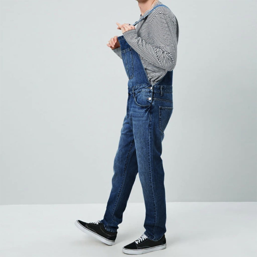 Summer GaThRRgYP Mens Overalls Big and Tall,Mens Jeans Wash Overall ...