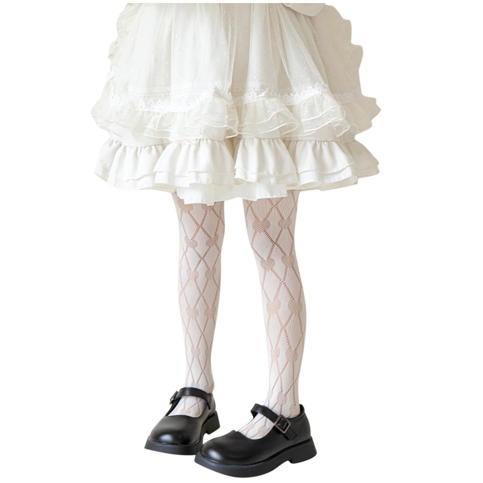Girl's Fishnet Tights High Waist Fishnet Tights Fishnet Stockings Mesh ...