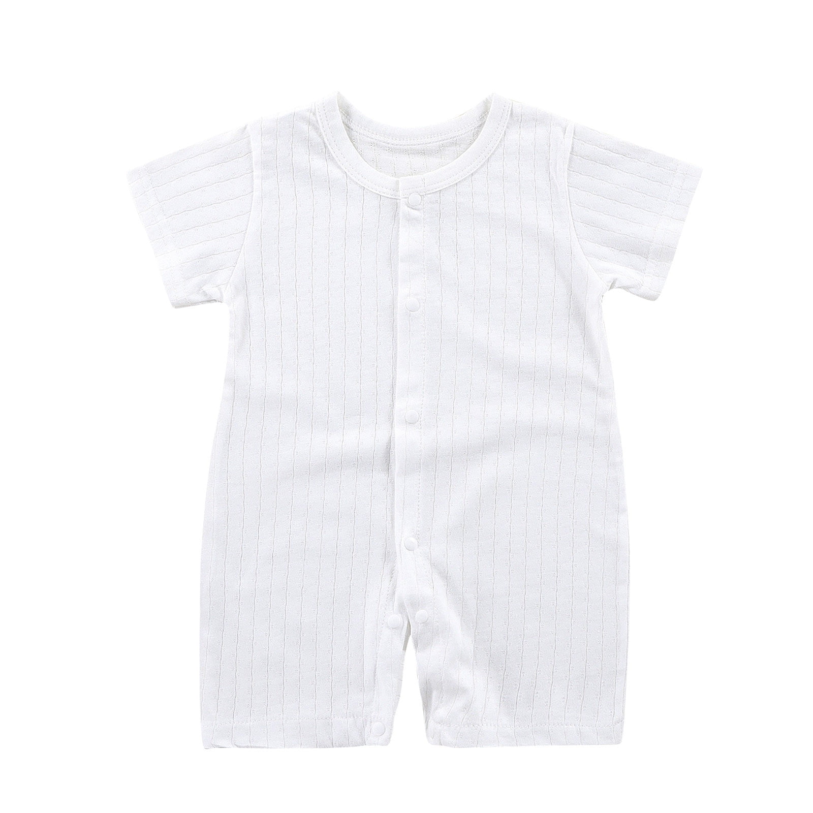 Loopsun Romper, Spring Onesie Newborn Short Sleeve Thin Clothes White 3 ...