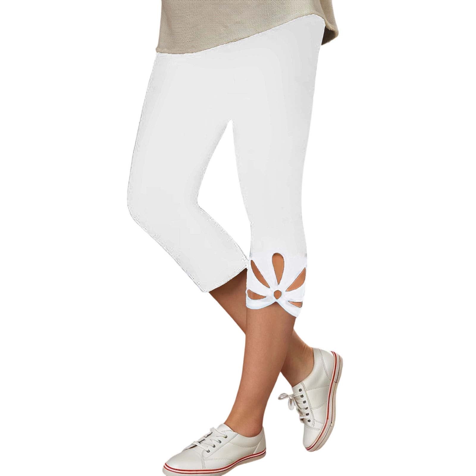 Loopsun Girls Capris Pants, Girls Cropped Leggings Stretchy Athletic ...