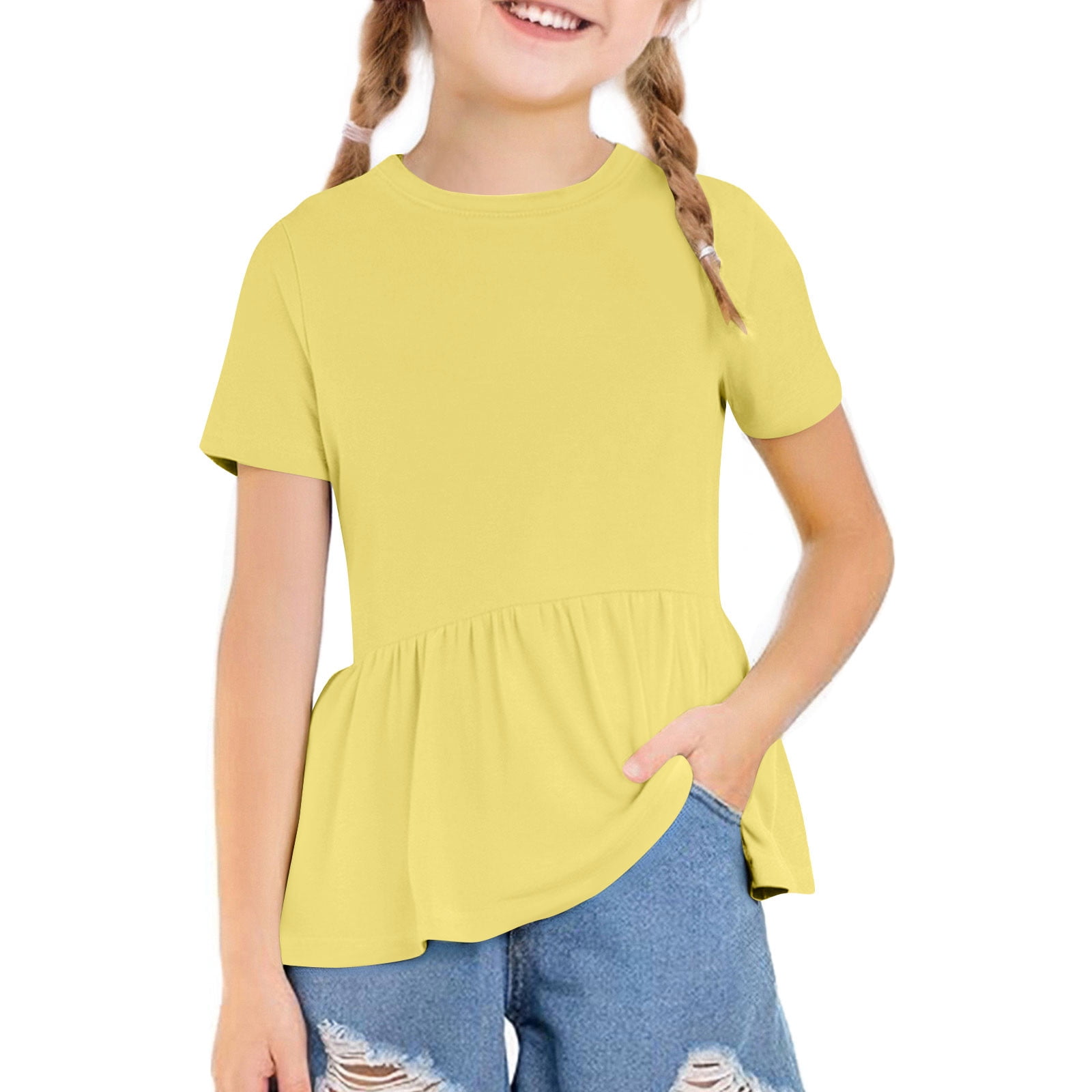 Summer Savings Clearance 2025! Loopsun Girls Summer Tshirts, Girls ...