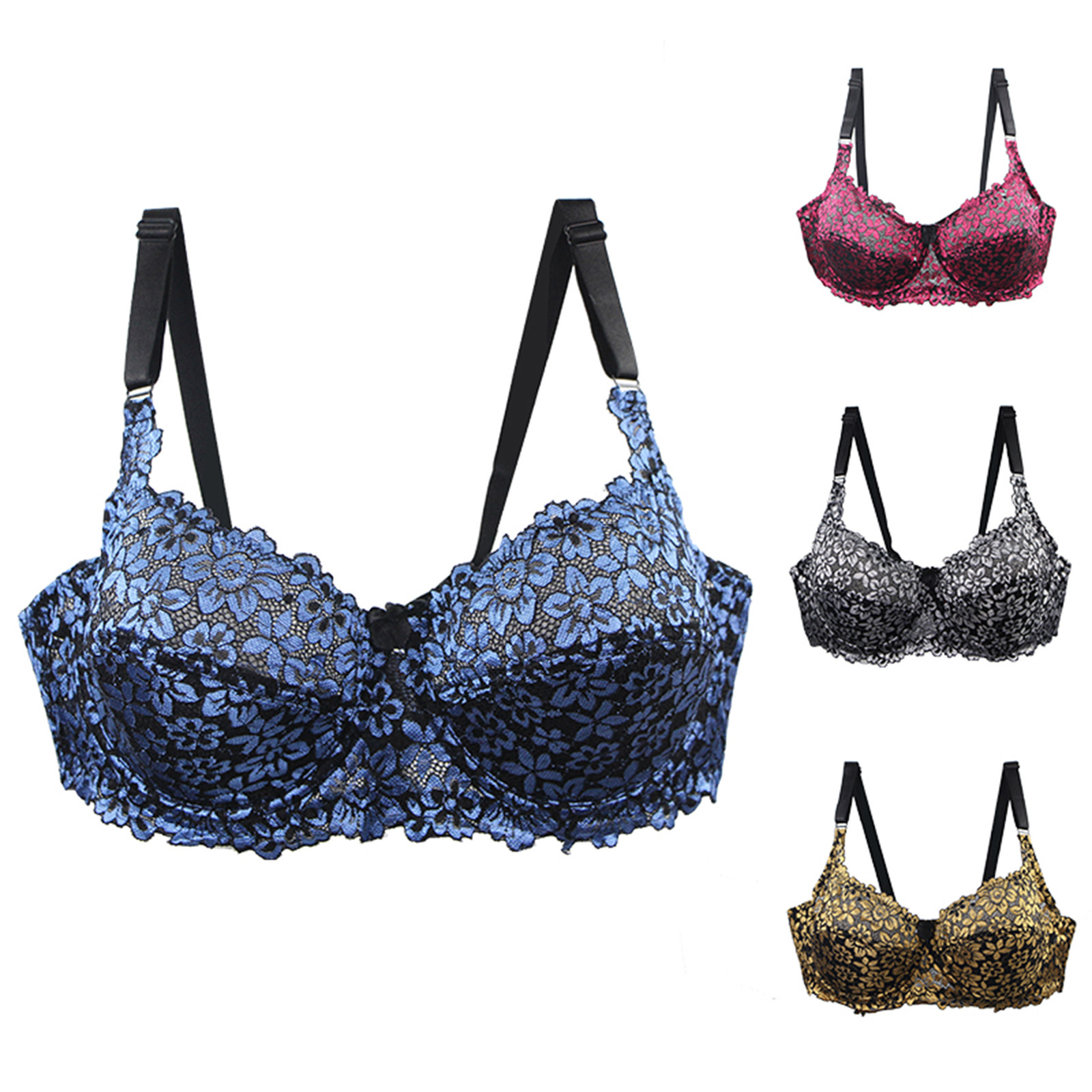 Summer Savings Clearance 2025! itsun Plus Size Womens Bra, Bras for ...