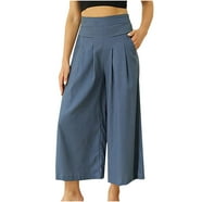 Made by Johnny Women's Knit Culottes Pants S MINT - Walmart.com