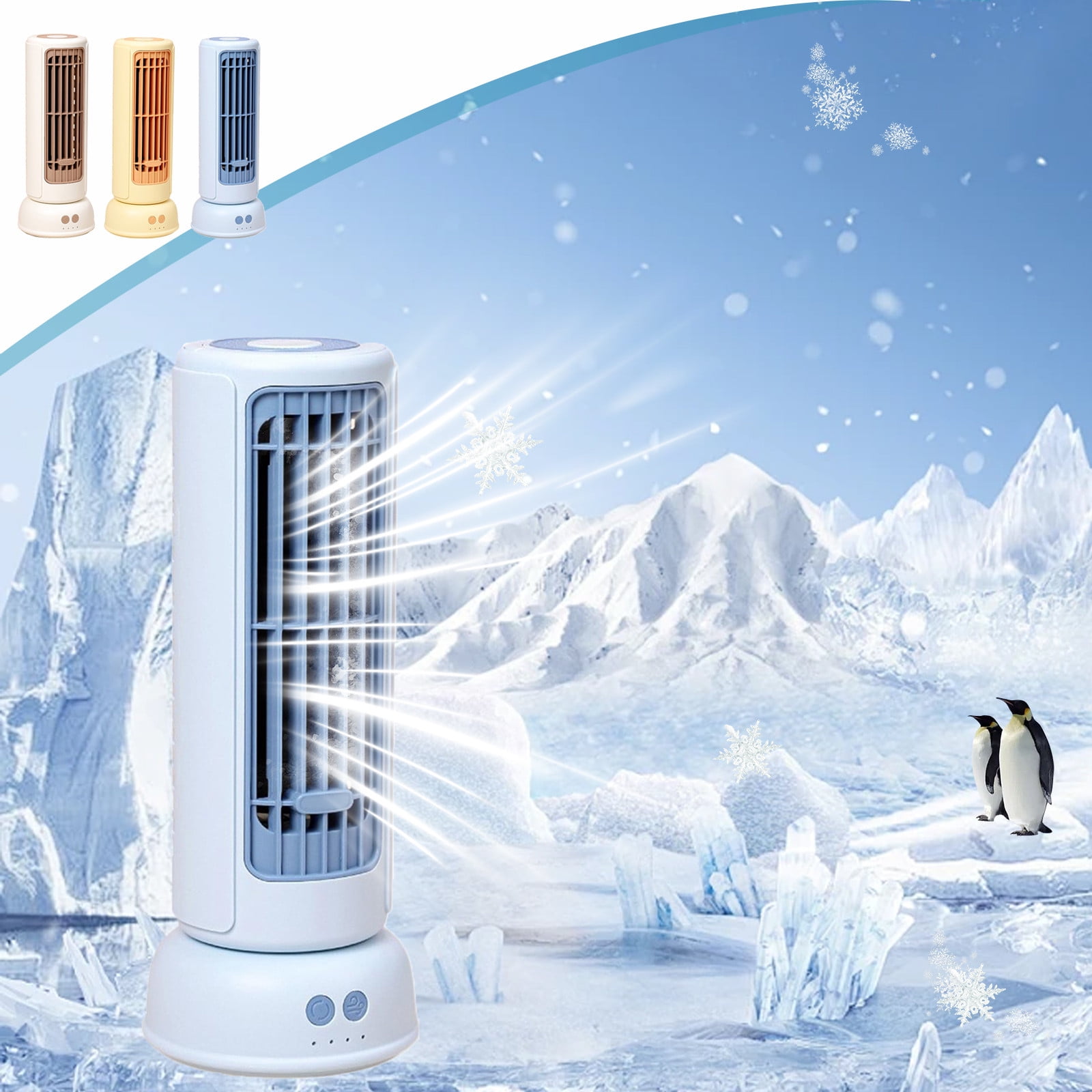 Summer Savings Clearance! Boovnll Bladeless Fan, 3 Speeds, 60 ...