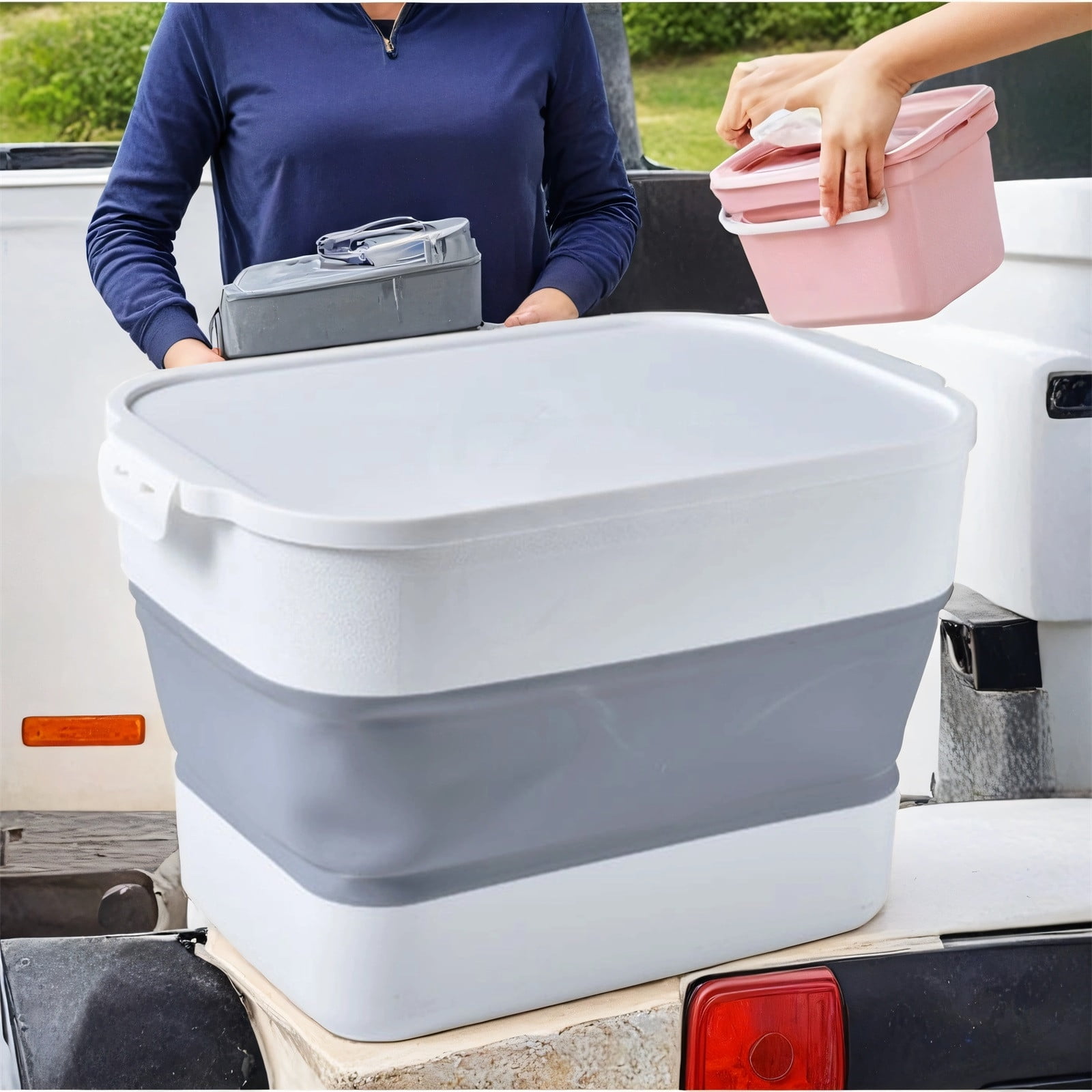 Summer Savings Clearance! Boovnll Storage Bins Large Capacity Foldable ...