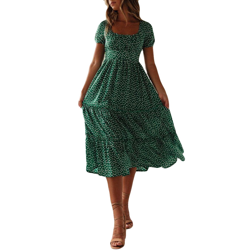 Summer Savings Clearance! Dezsed Women's Boho Flowy Dresses 2024 Summer ...