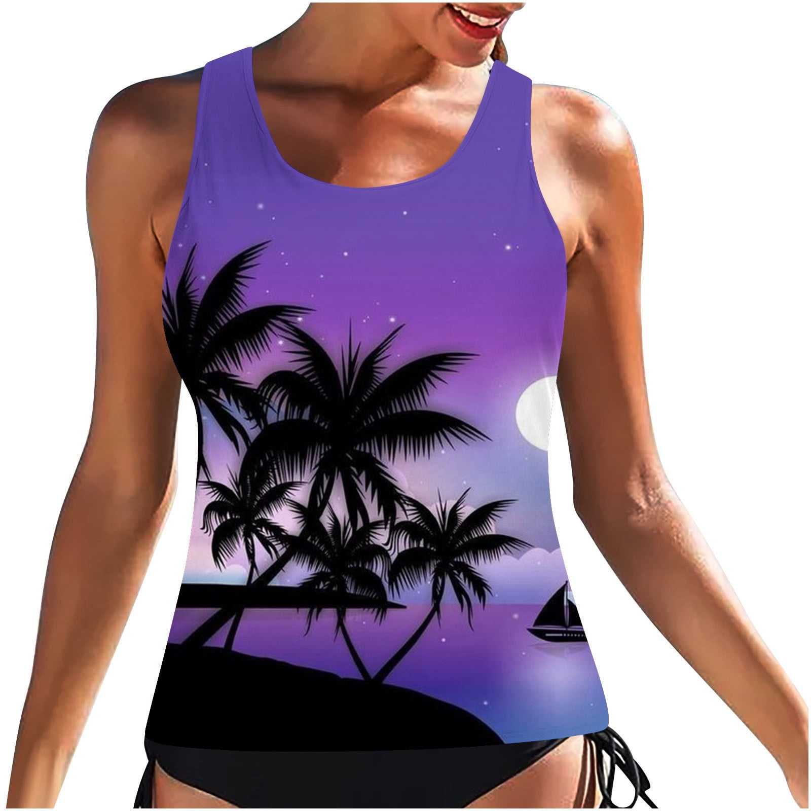 Summer Savings Clearance! Edvintorg Women's Tankini Swimsuits Blouson ...
