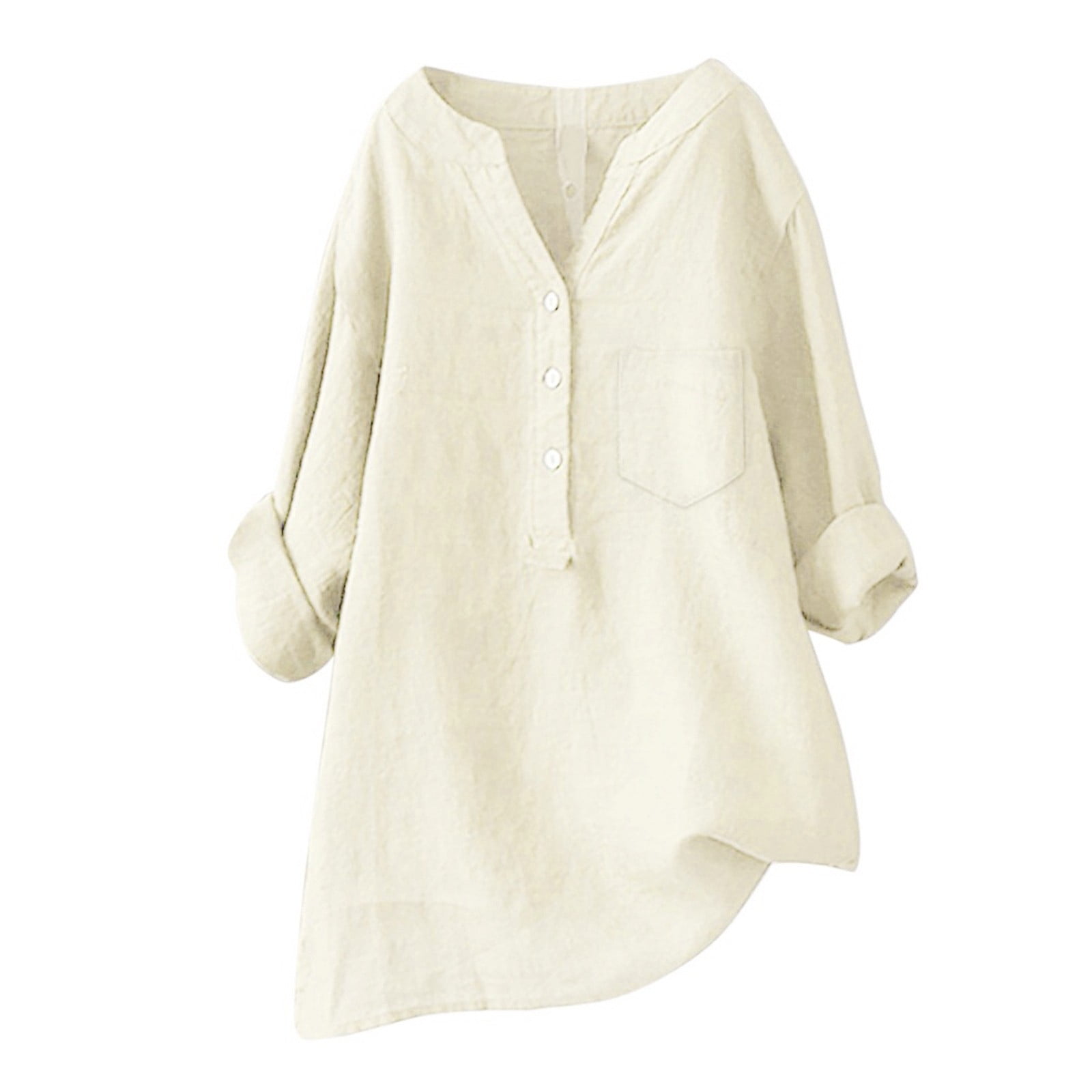 Summer Savings Clearance Formal Work Dress Blouses Tops Women'S Solid ...