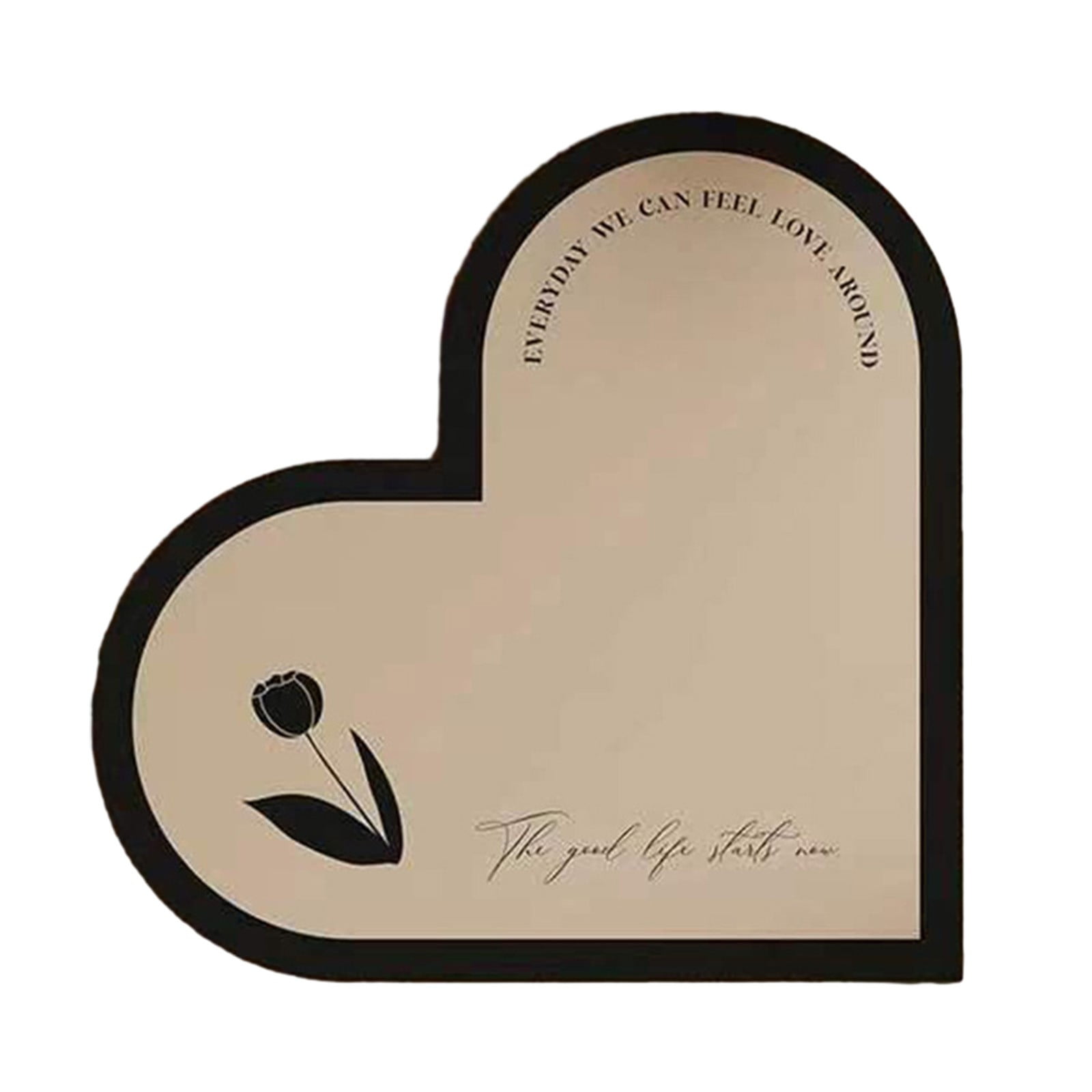 Zeceouar Bathroom Love Rug- Super Absorbent and Quick-Drying- Rubber ...