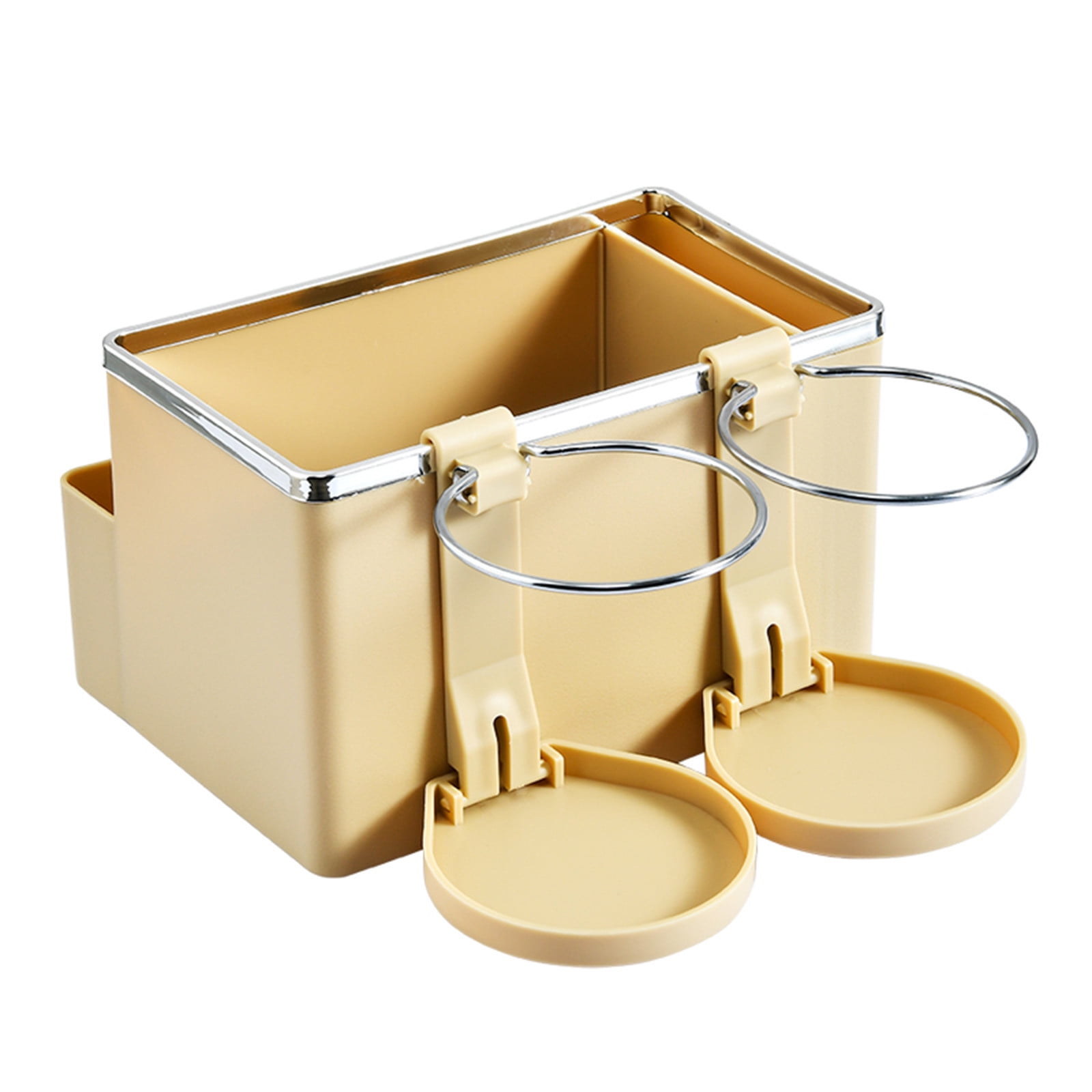Zeceouar Car Armrest Storage Box Water Cup New Car Seat Storage Box ...