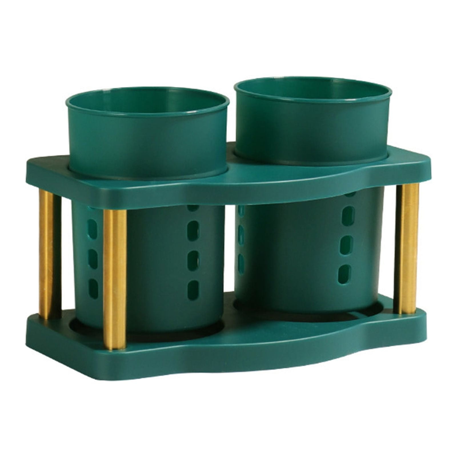 Zeceouar Removable Utensil Holder Box,Double Cut Out er Knife and fork ...