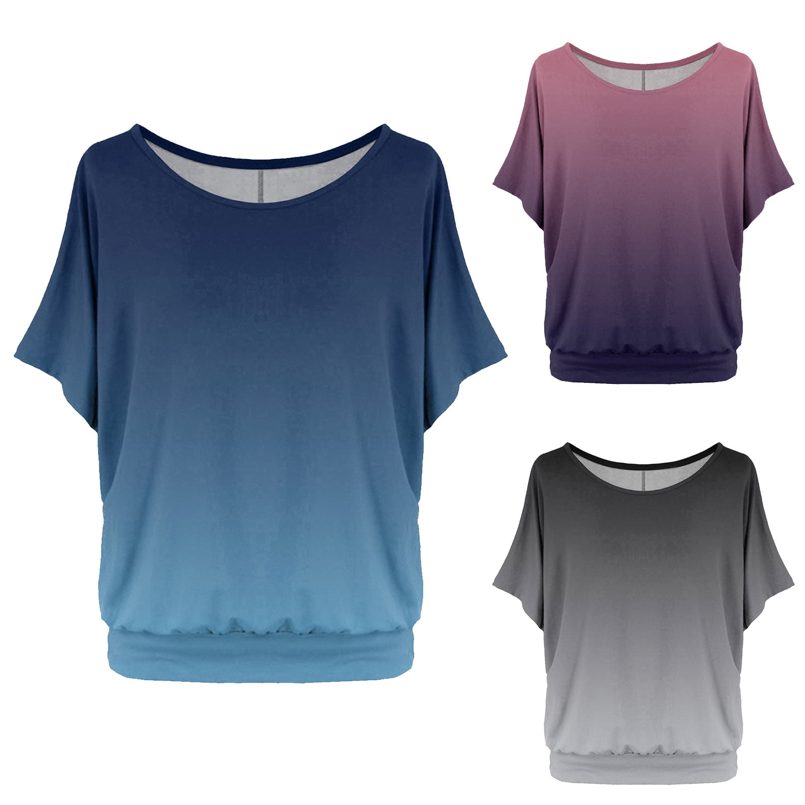Summer Savings Clearance LINGLANG Shirts for Women Trendy Oversized ...