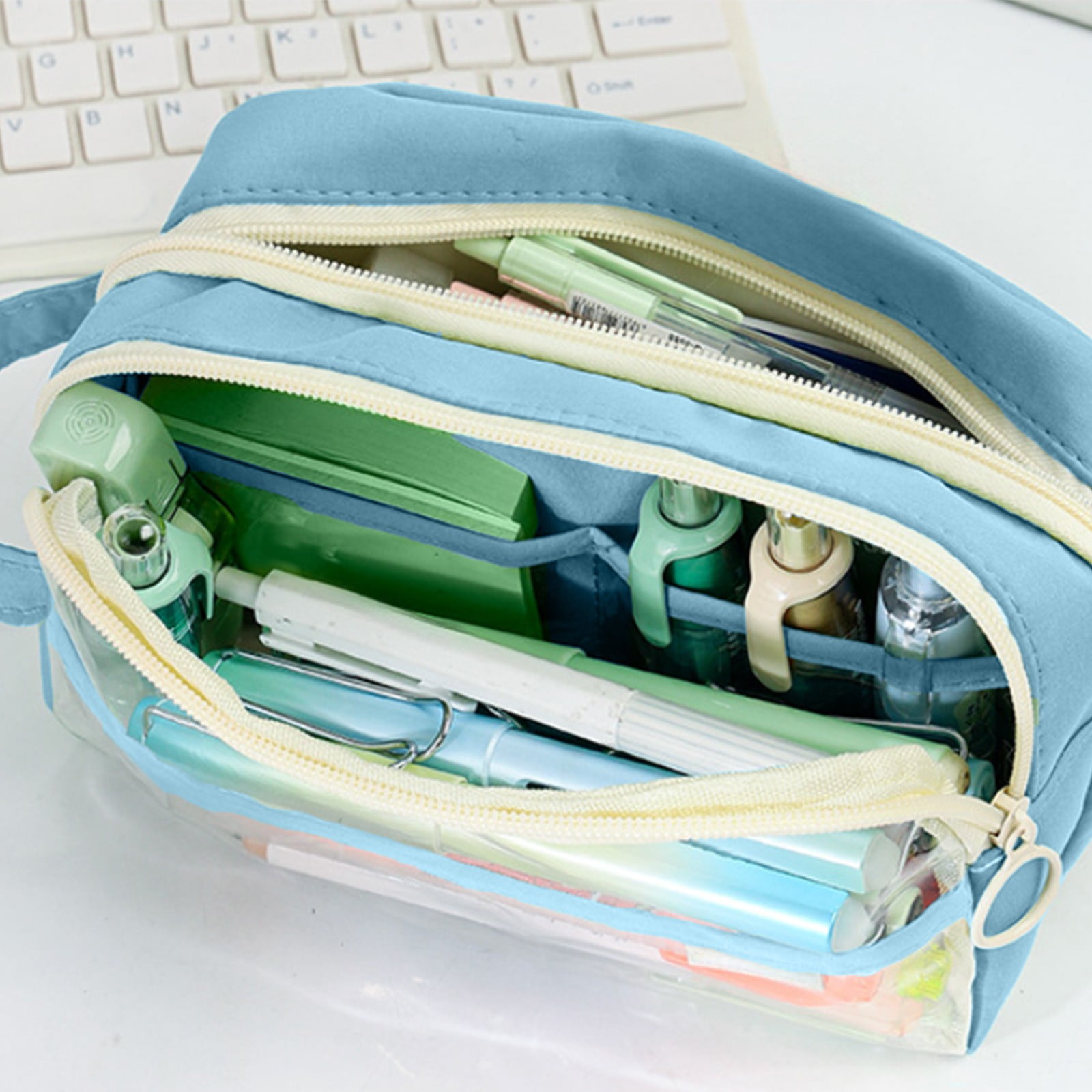 Summer Savings Clearance! Office Supplies QTOCIO Large Capacity Pencil ...