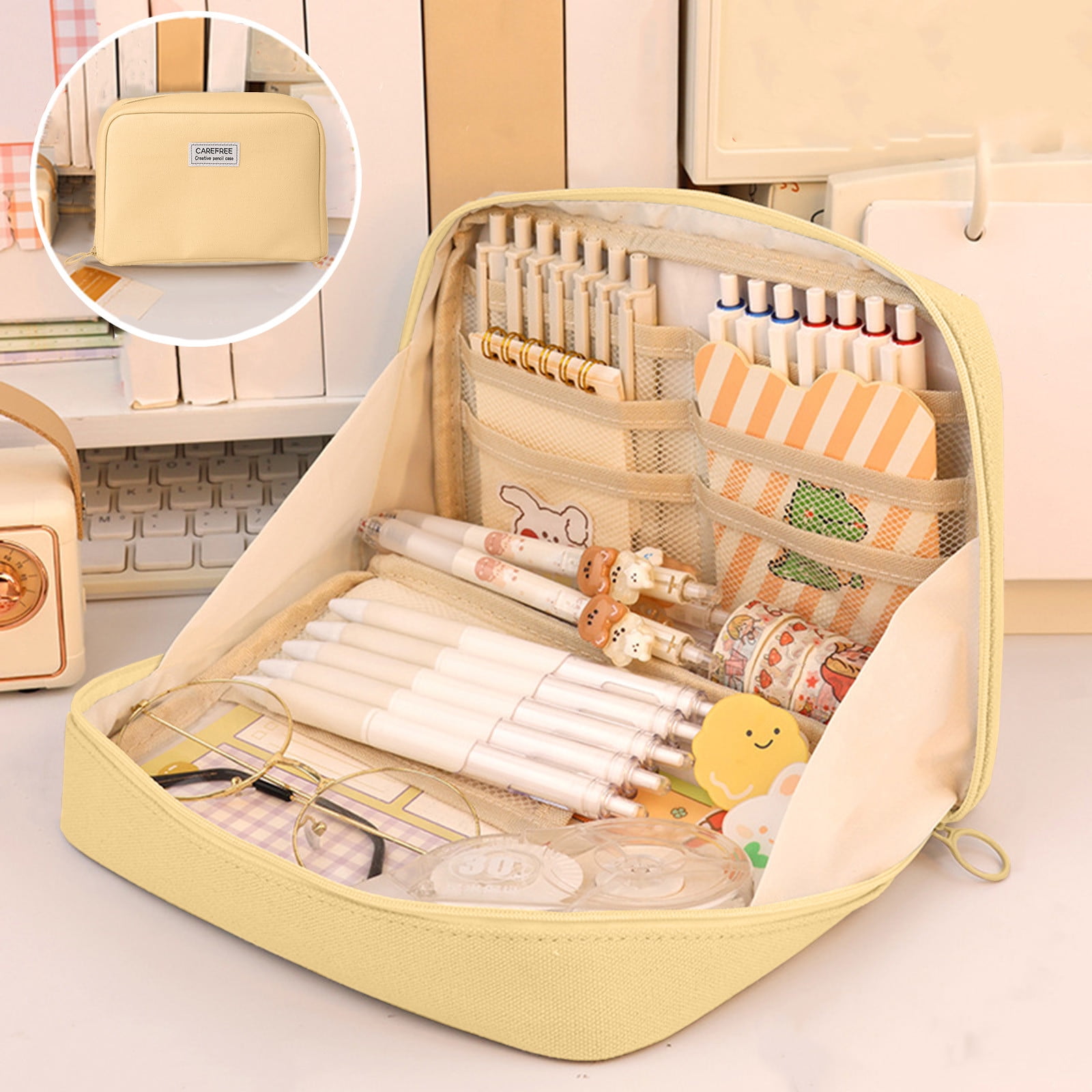 Summer Savings Clearance! Office Supplies QTOCIO Student Large Capacity ...