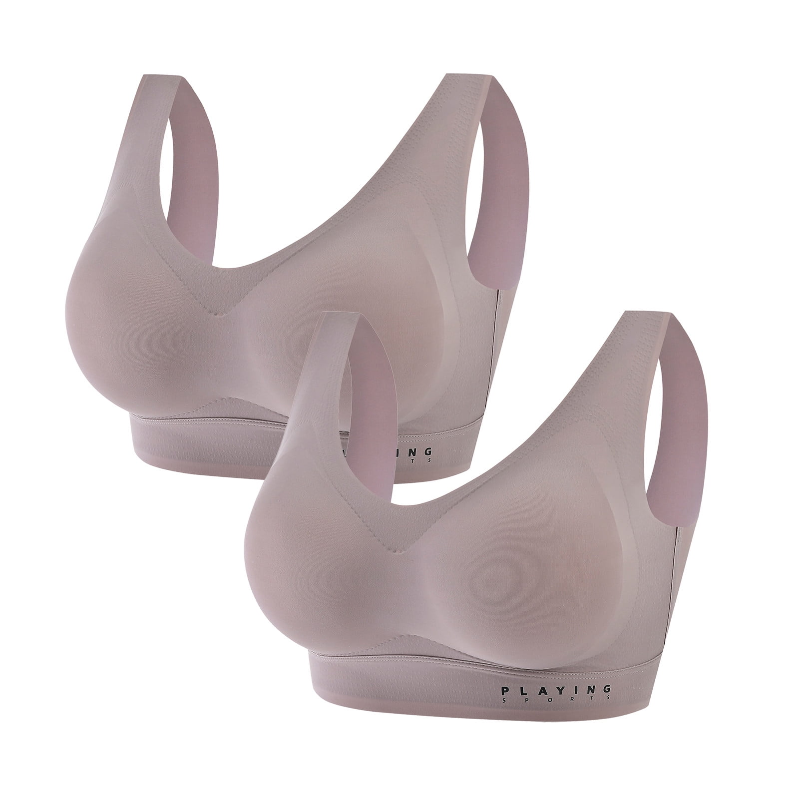 Summer Savings Clearance Push Up Bras for Women Silk Ice Latex 2PC Back ...