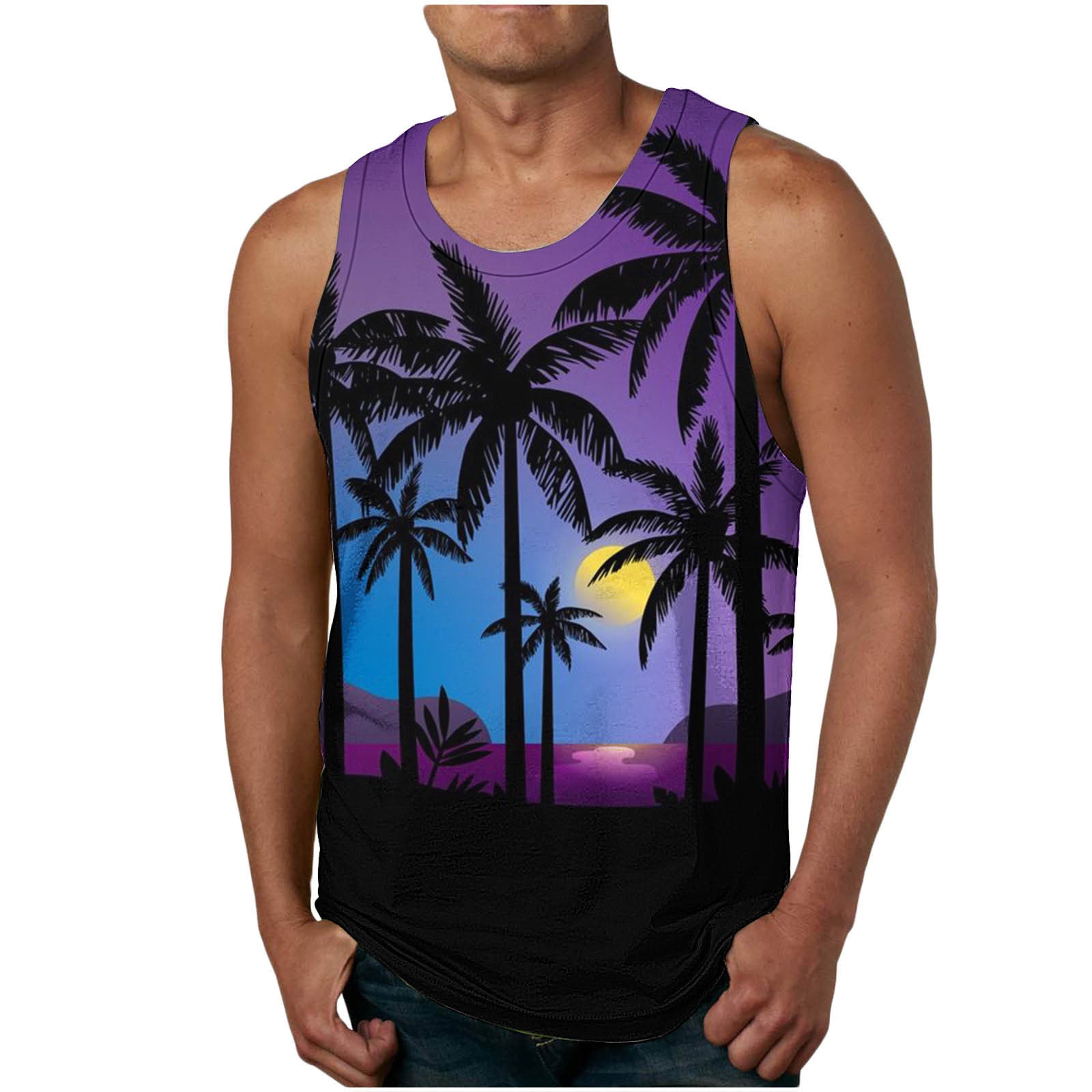 Summer Savings Clearance Stamzod Men's Workout Tank Top Plus Size ...