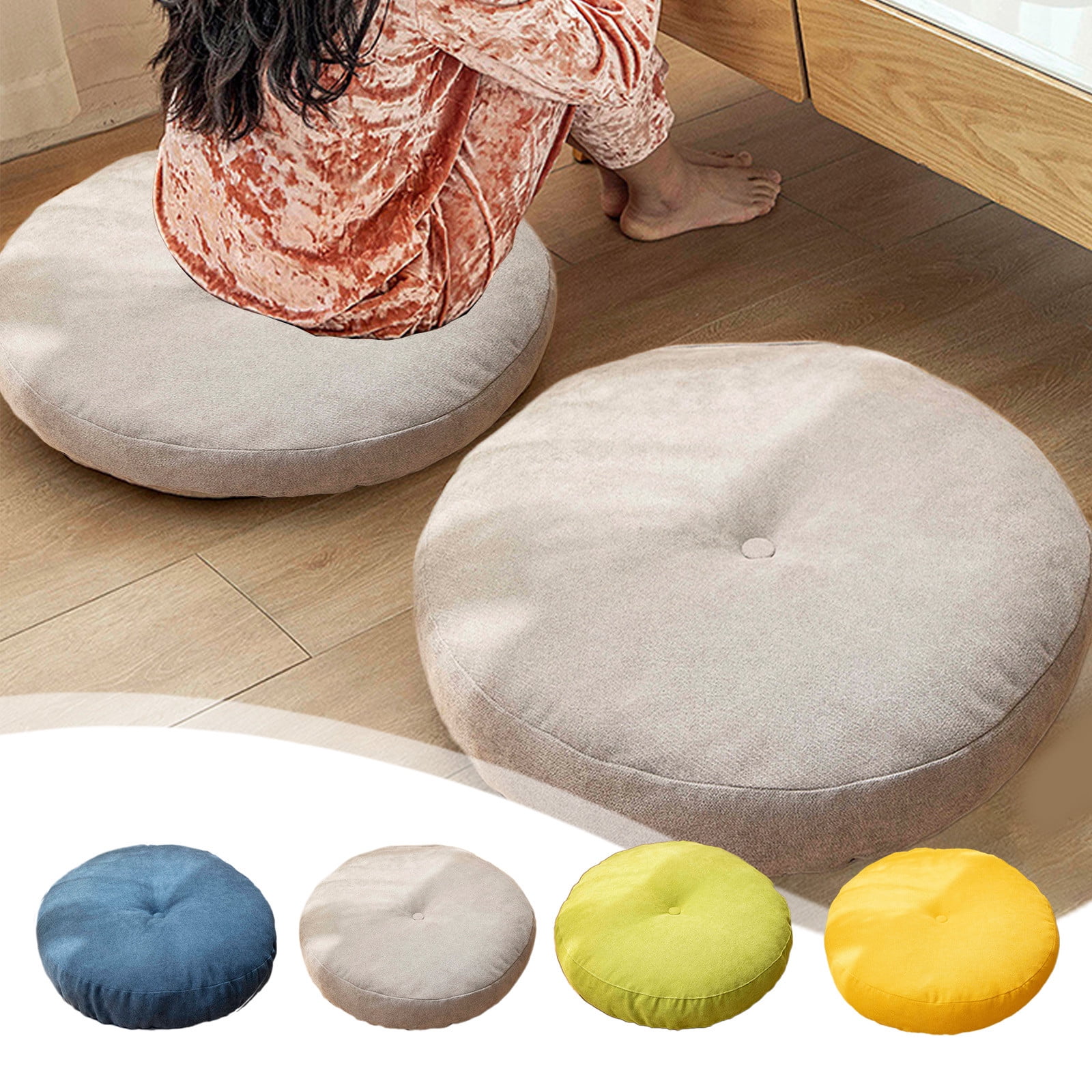 Suncoda Seat Cushion, Futon Cushion Mat Living Room Sofa Floor Cushion ...