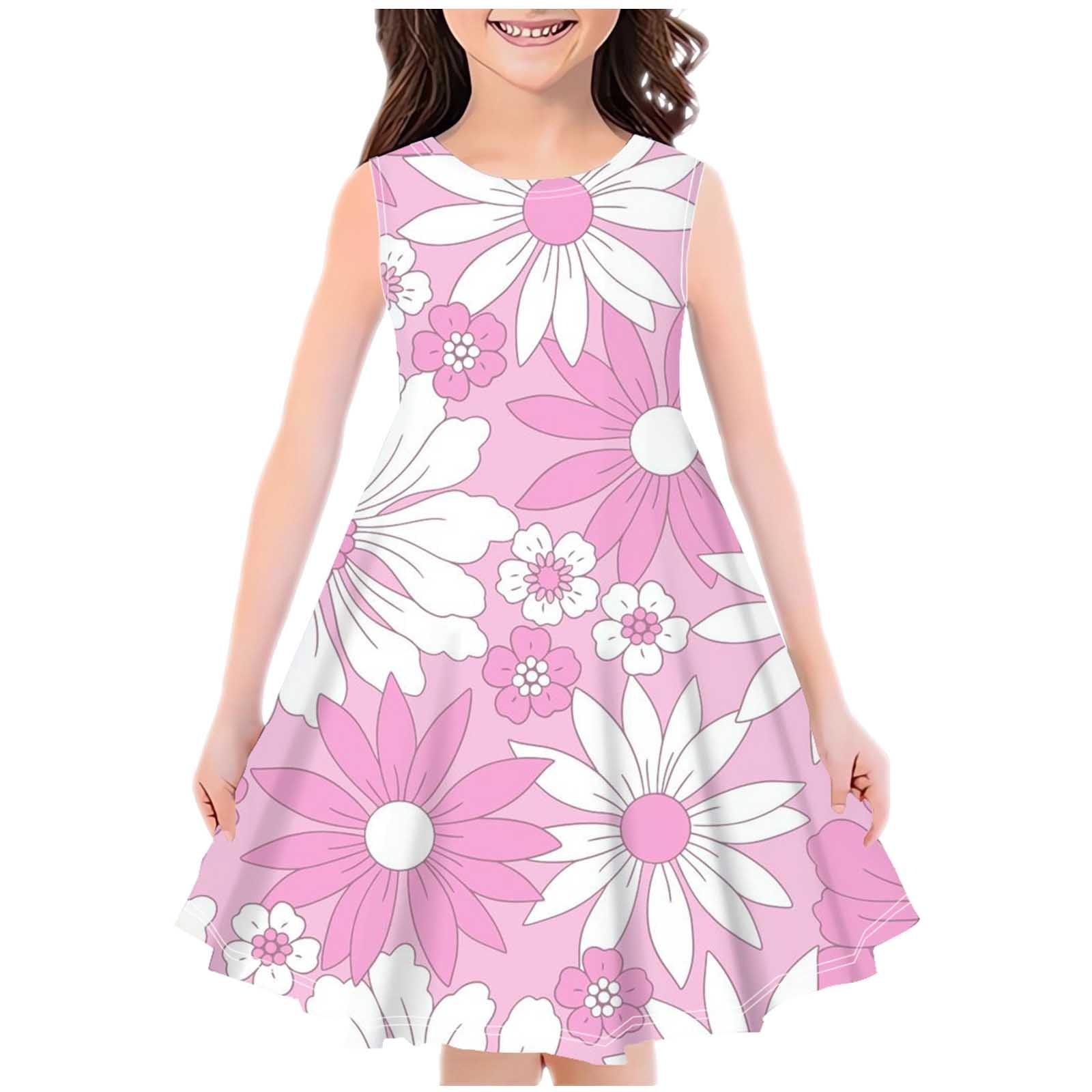 Summer Savings Clearance!Utoimkio Girls Sundresses Summer Casual ...