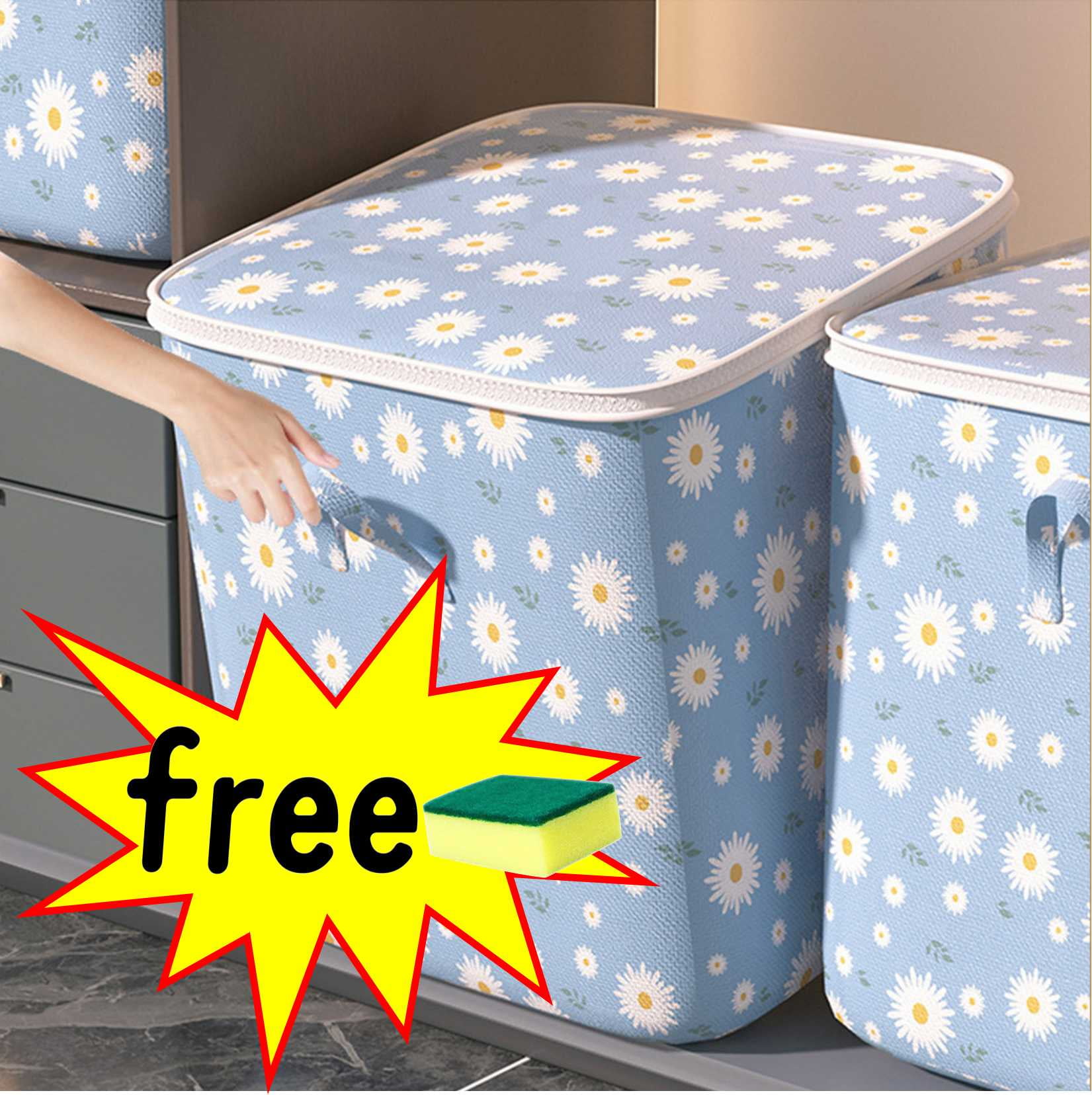 Summer Savings Clearance Djunllk Storage Bins with Lids Large Capacity ...