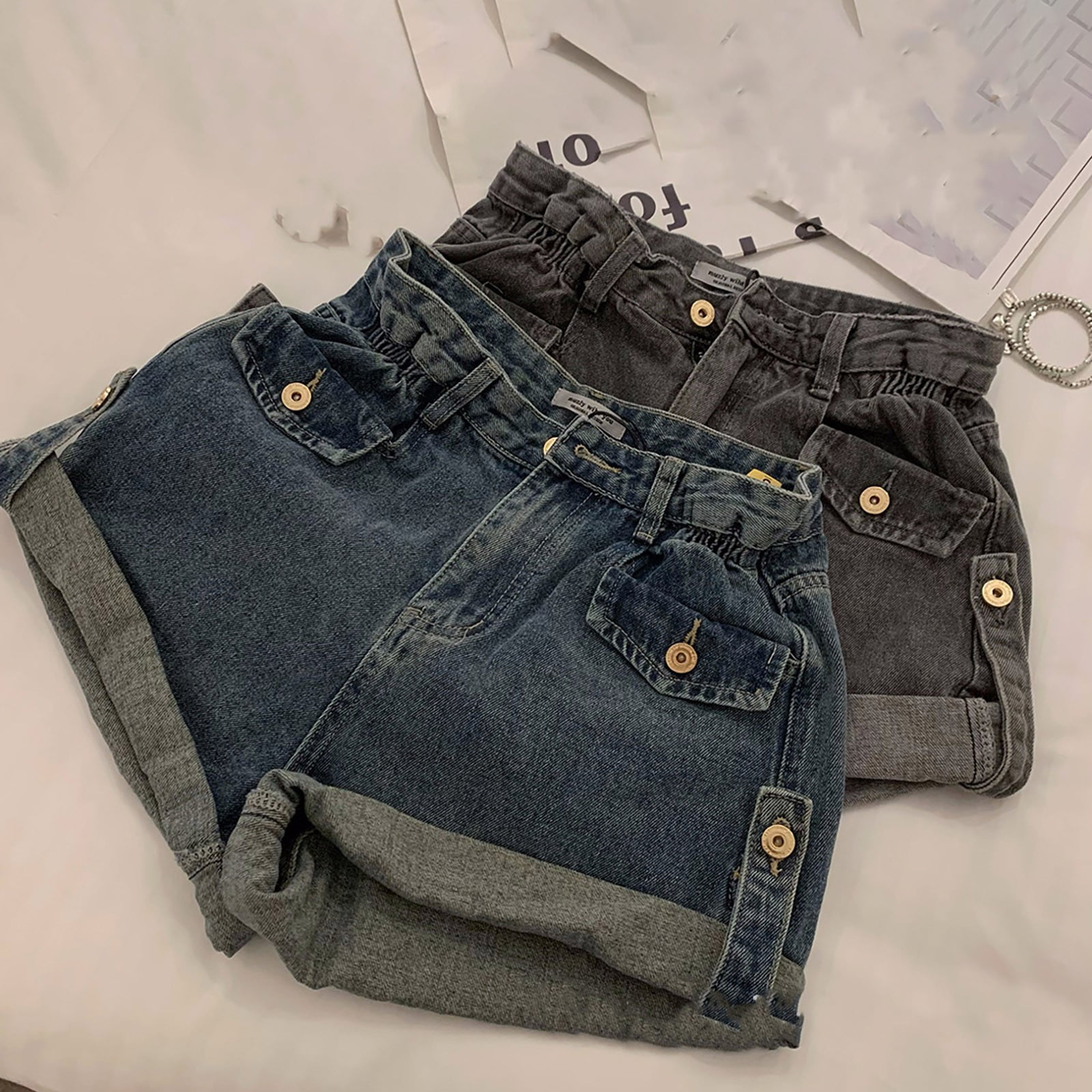 Summer Savings Clearance! ZHUGeLI Womens Shorts High Waisted spring ...