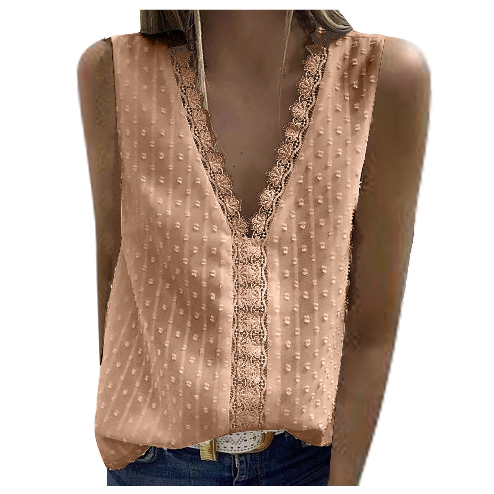 Summer gakvbuo Fancy Tops For Women Summer Tops Dressy Blouses Lace ...