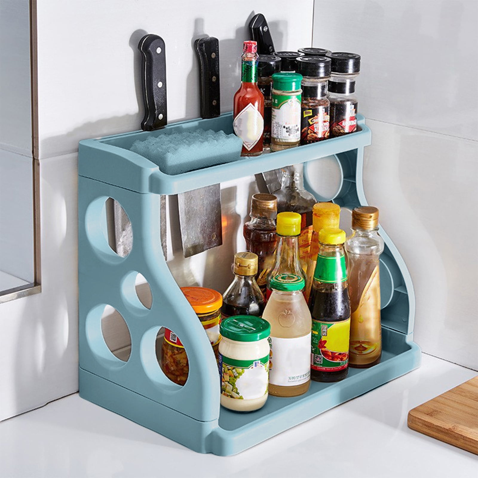 Summer Savings Clearance karymi Multi-purpose Kitchen Shelf Double ...