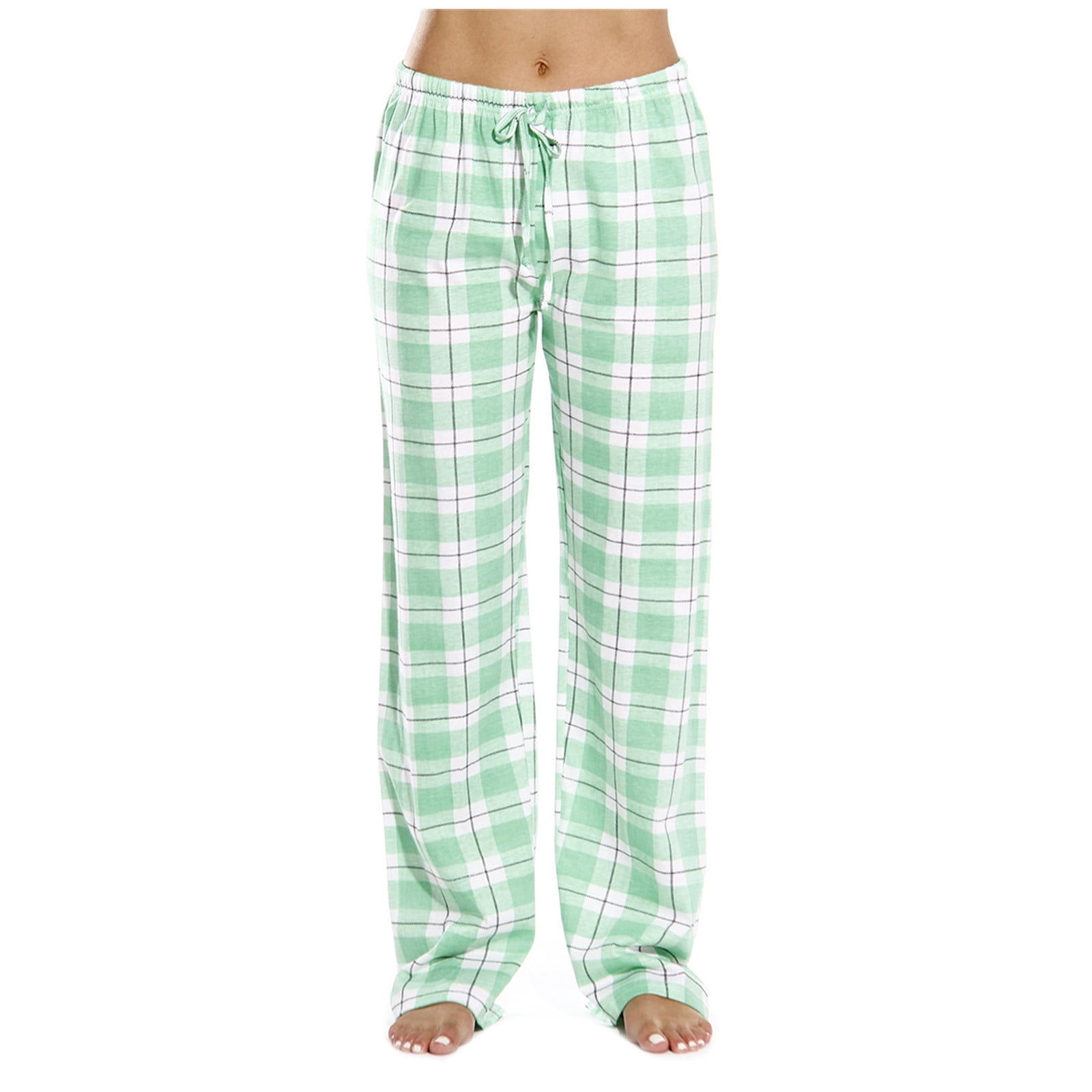 Summer Savings Clearance! yievot Women's Plaid Pajama Pants Drawstring ...