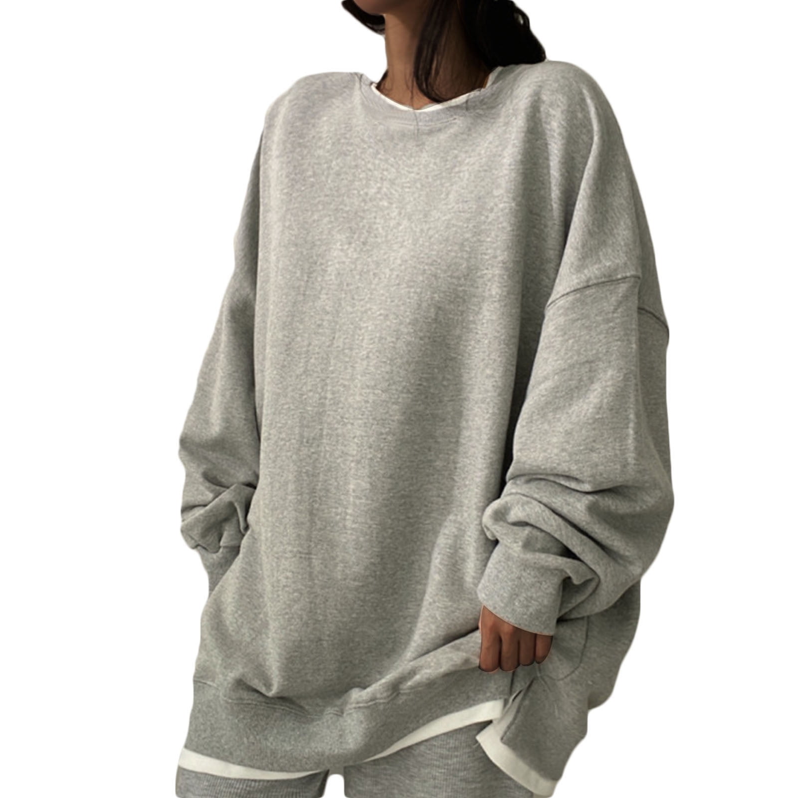 Summer Savings Clearance! yievot Womens Oversized Sweatshirts Long ...