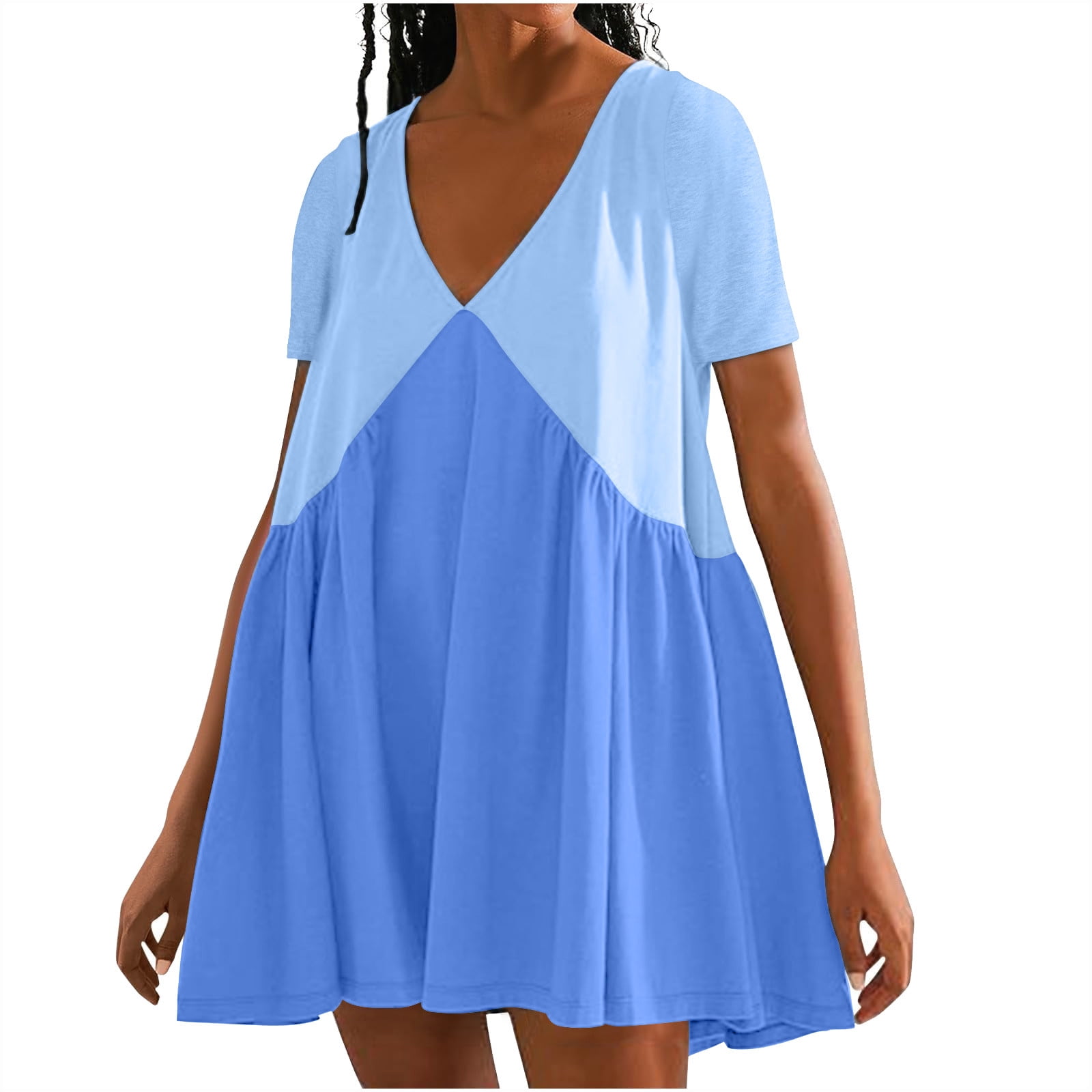 Deals of the Week Yrmaups Summer Short Tank Dress Sundress for Womens ...