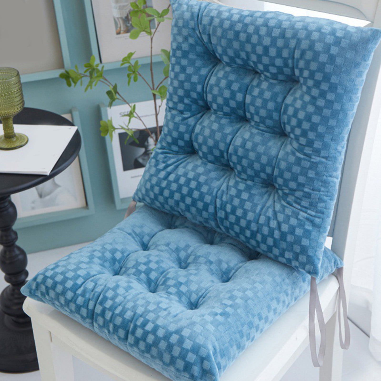 Summer Savings Fade Resistant Office Chair Cushion(Blue,40cm/1PC ...