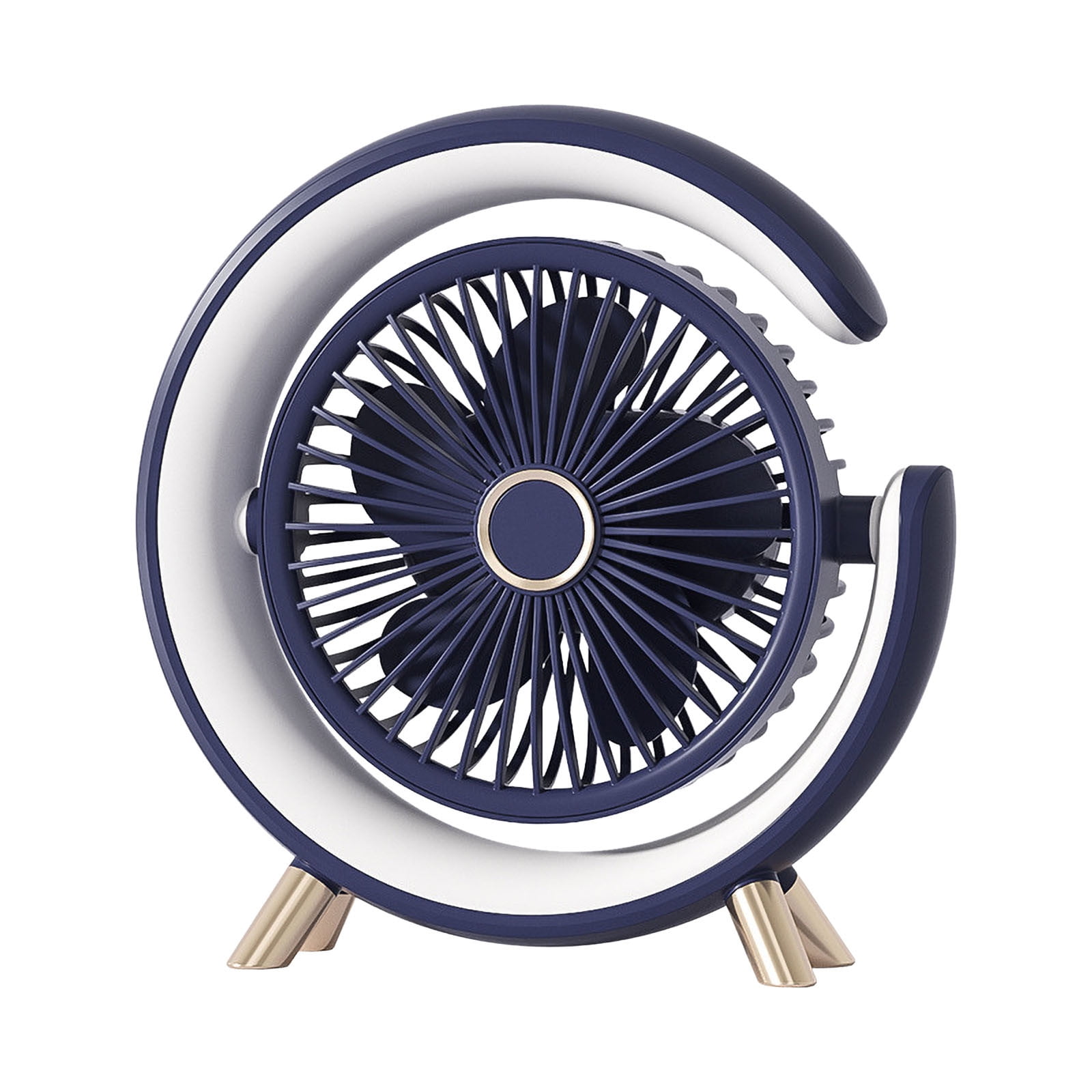 Winter Savings! JOGZMZ LED Cozy Light Small Fan Silent Desktop Desktop ...