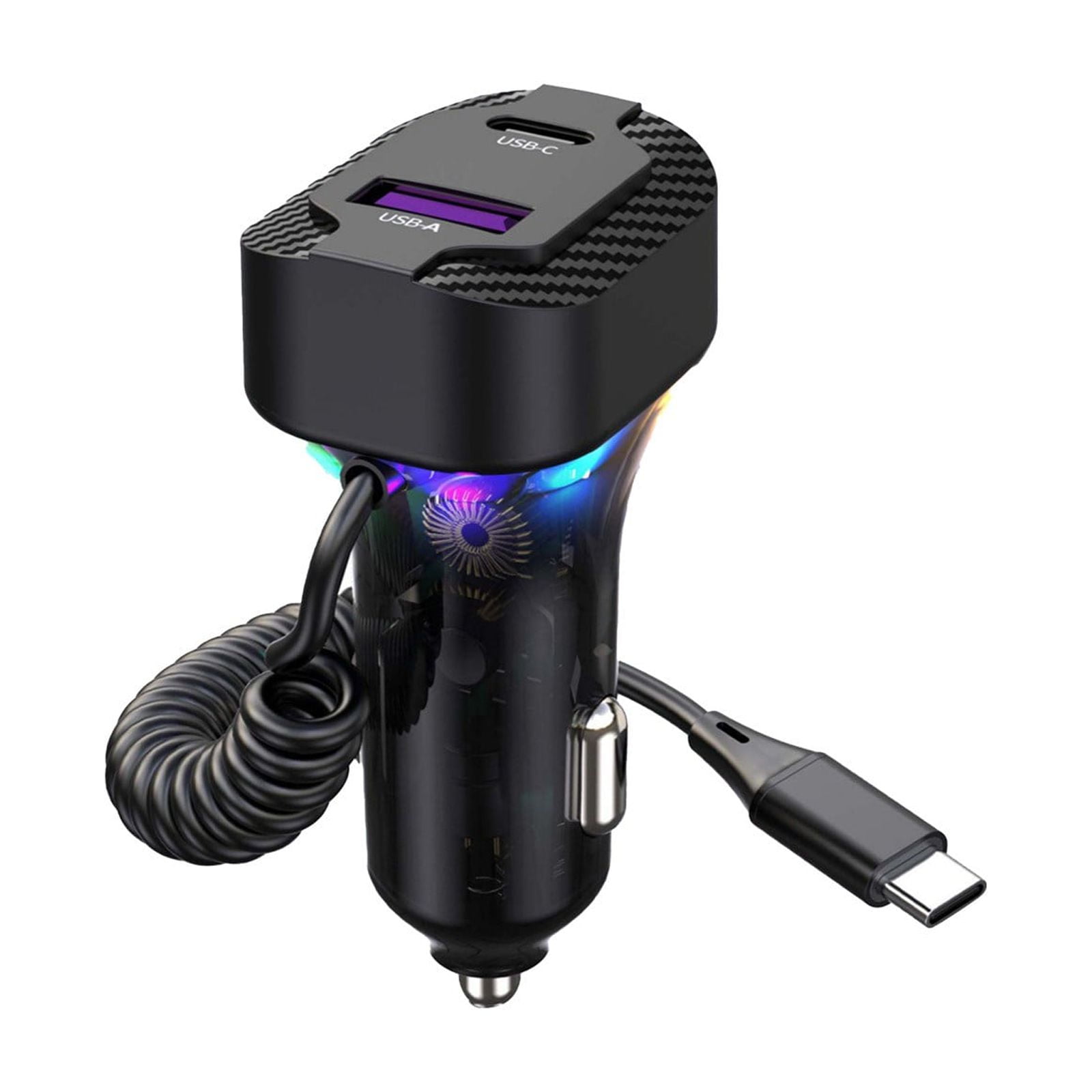 Summer Savings Kezqiaxn Telescopic Vehicle Charger Car Charger Usb ...